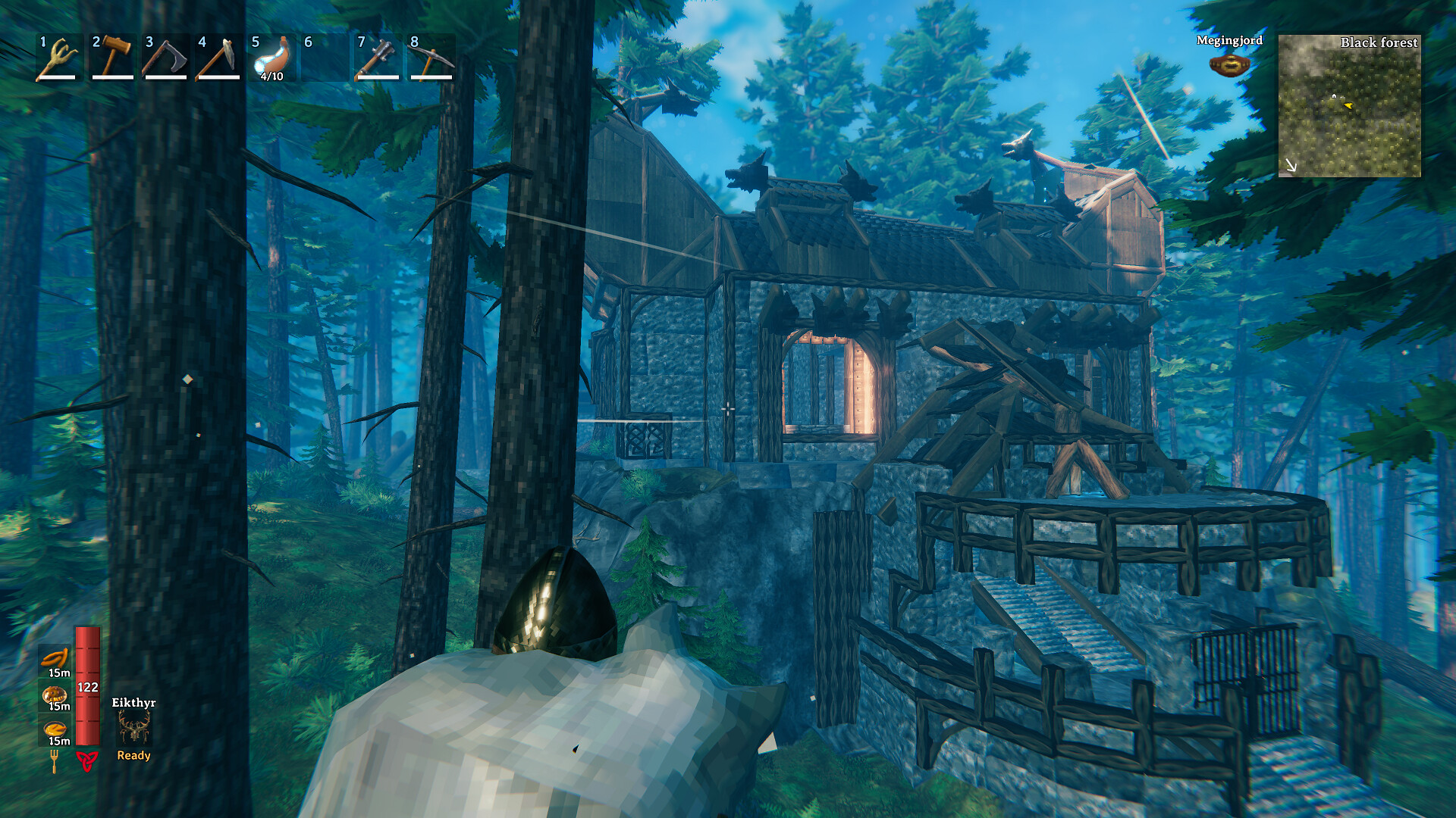 Halloween House Valheim Build