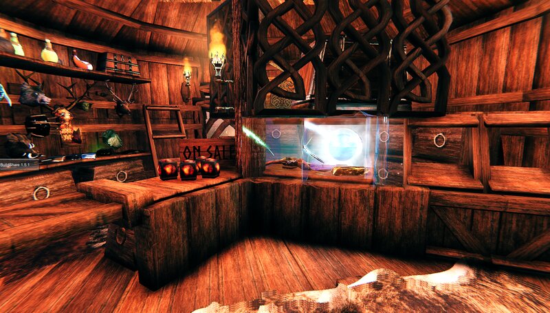 Merchant with secret storage (terraforming required) Valheim Build