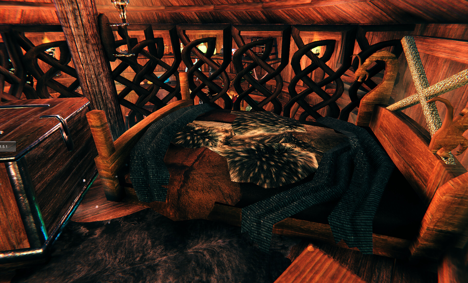 Merchant with secret storage (terraforming required) Valheim Build