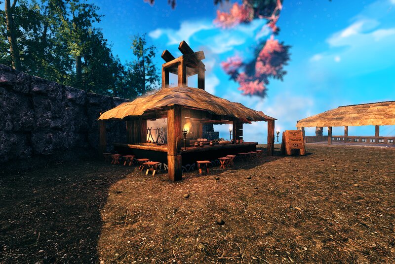 Food stall Valheim Build