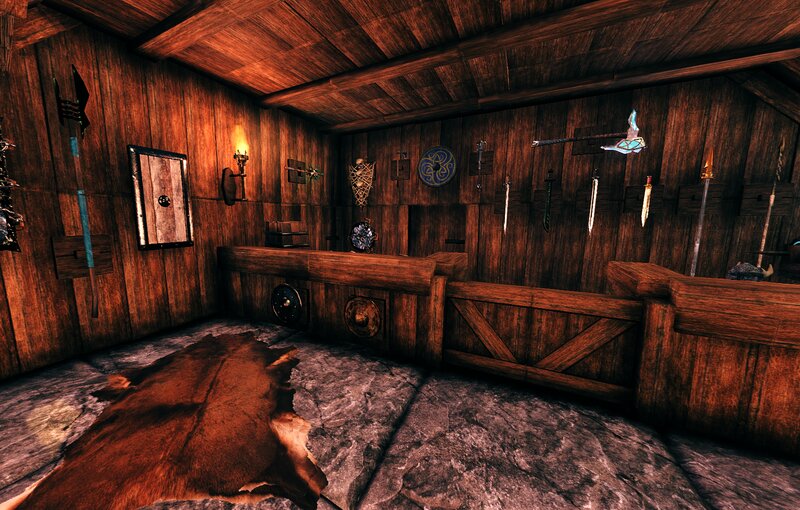 Blacksmith with store and living area Valheim Build