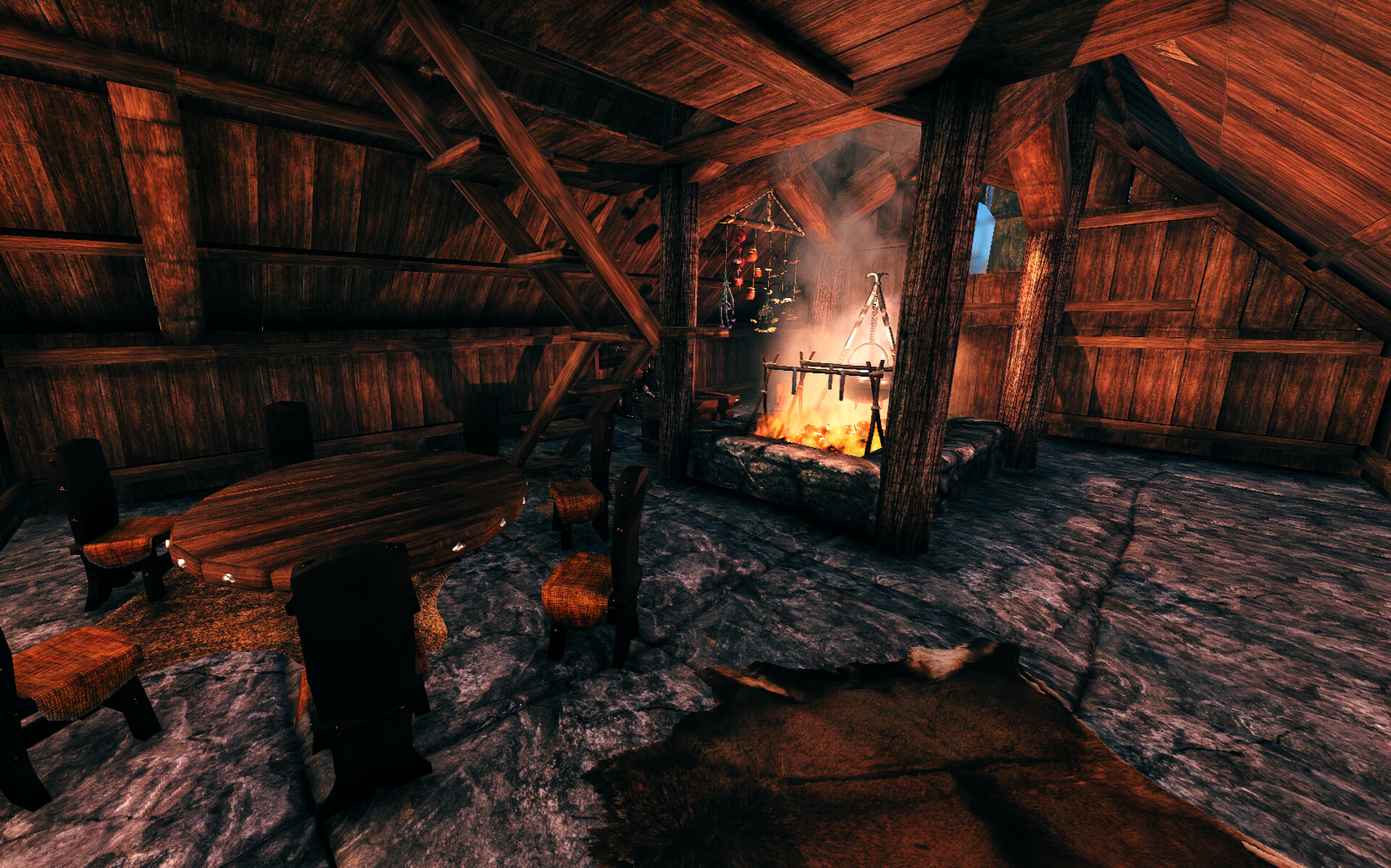Blacksmith with store and living area Valheim Build