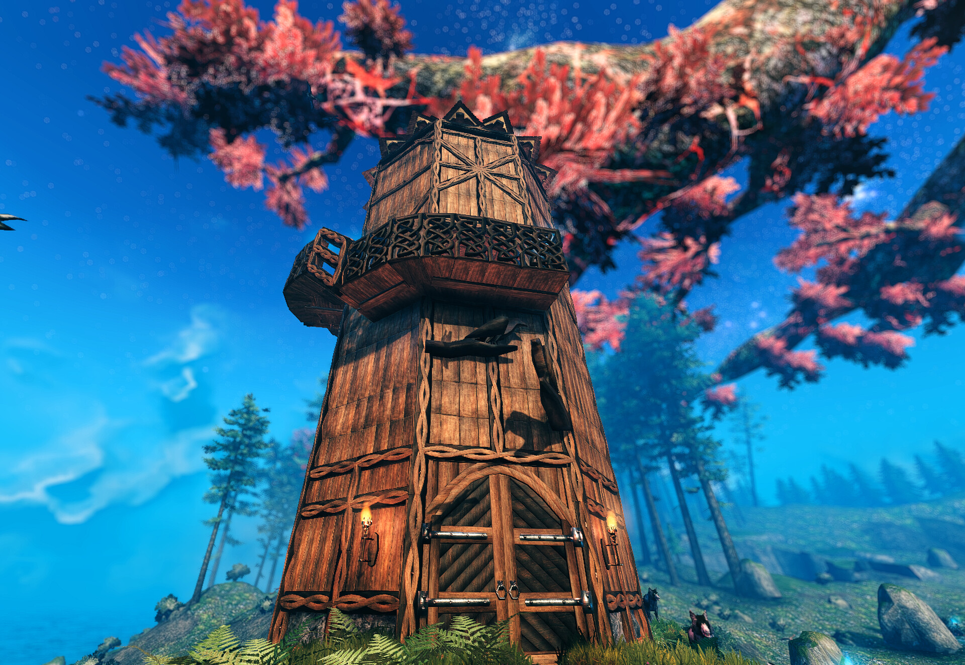 Some tower Valheim Build