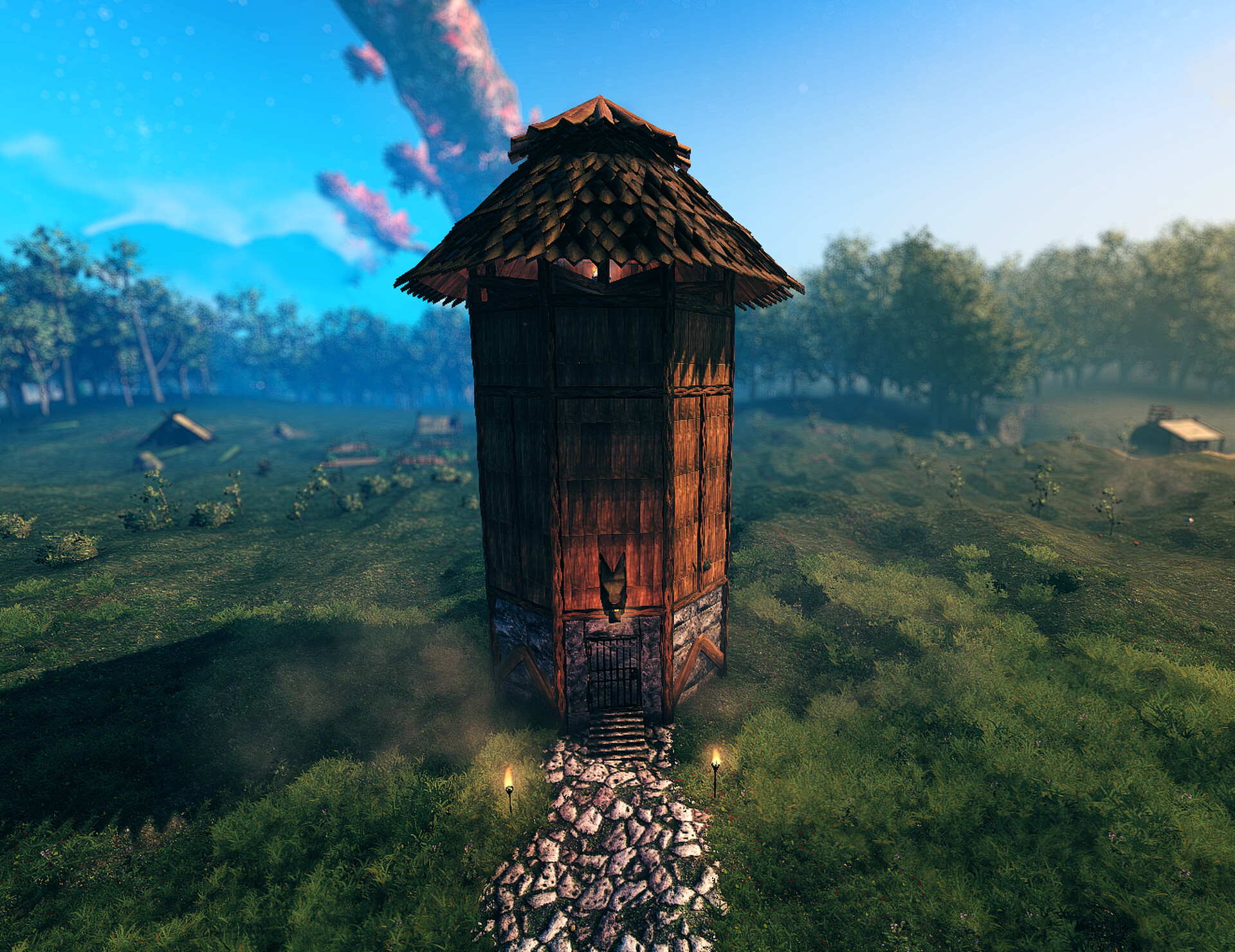 Some tower t(w)o(o) Valheim Build
