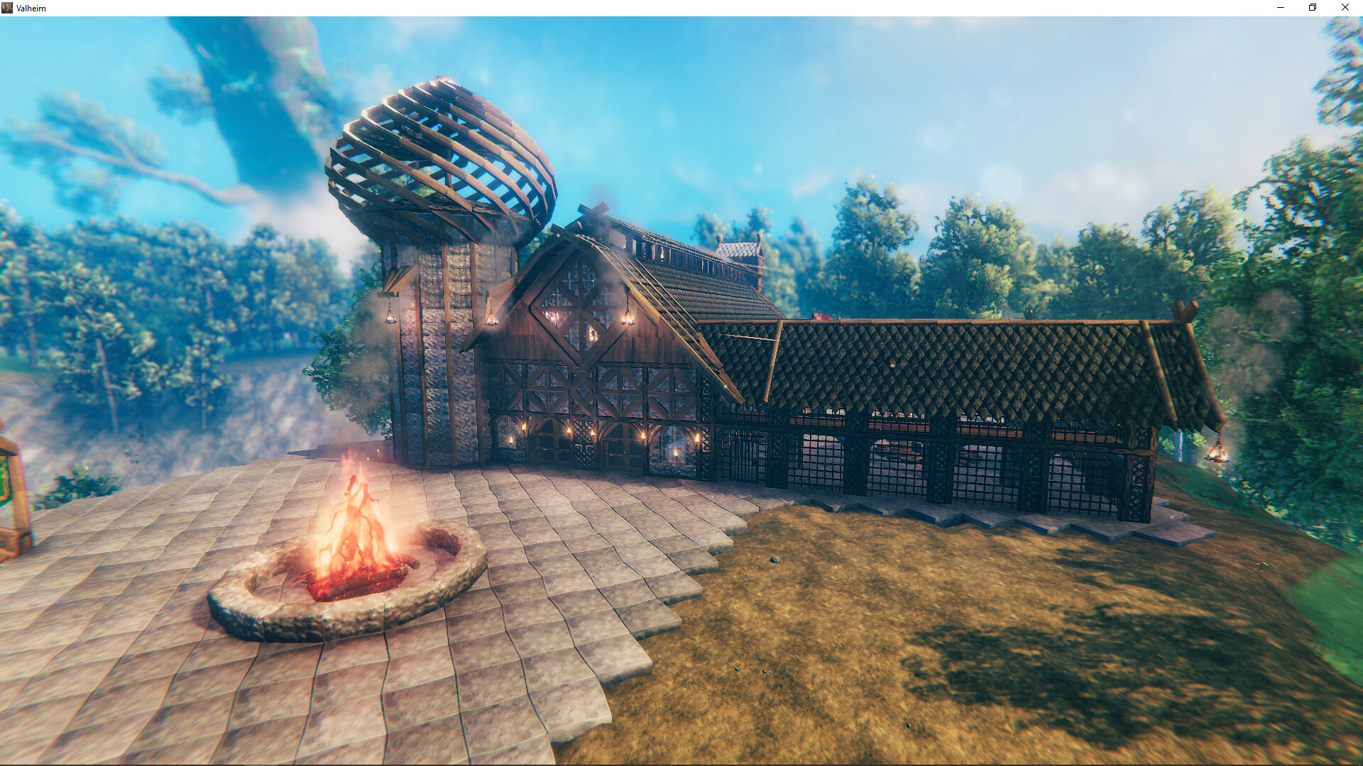 A City In The Meadows: Update #1 Valheim Build