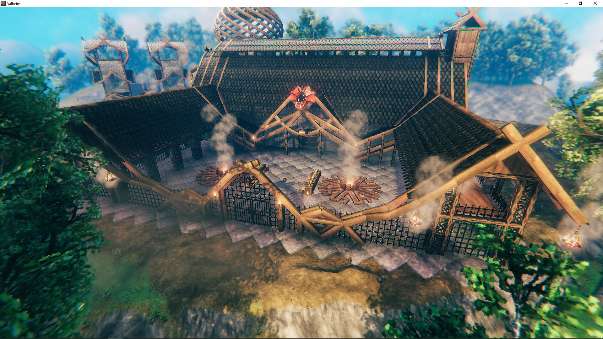 A City In The Meadows: Update #1 Valheim Build