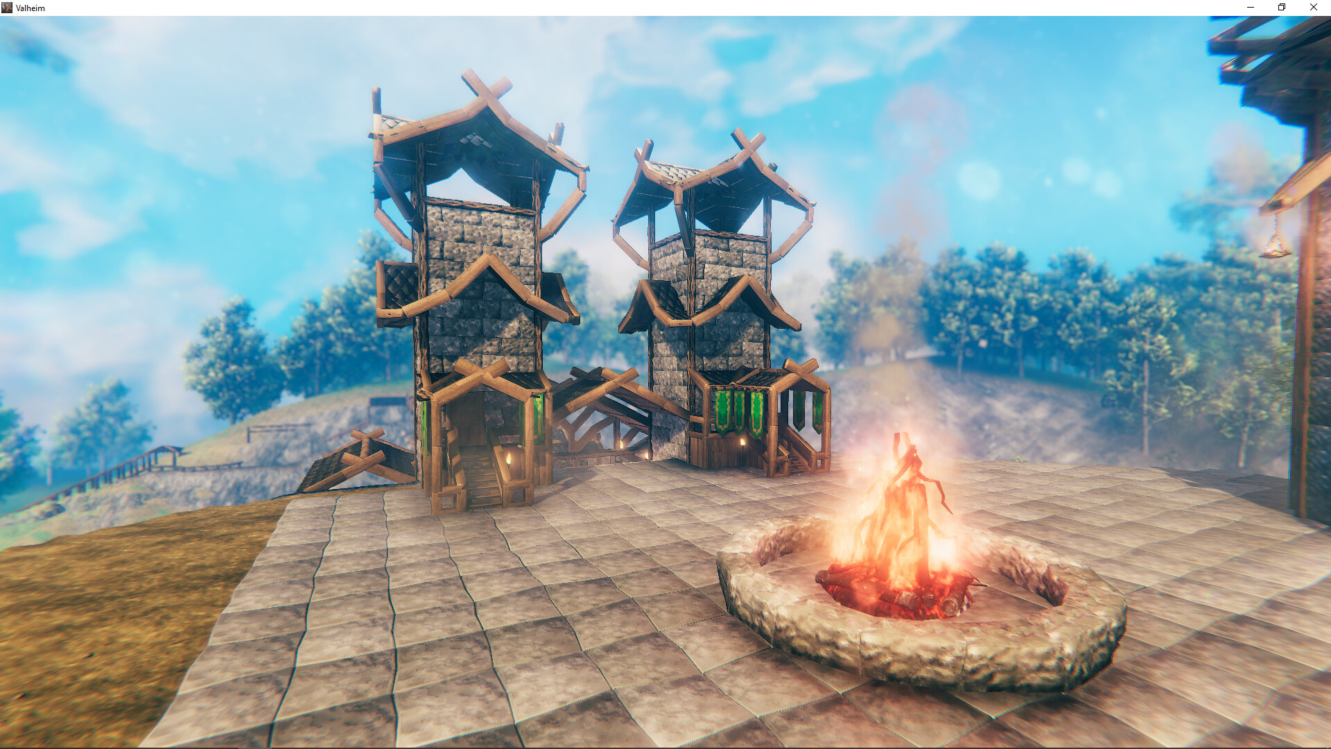 A City In The Meadows: Update #1 Valheim Build