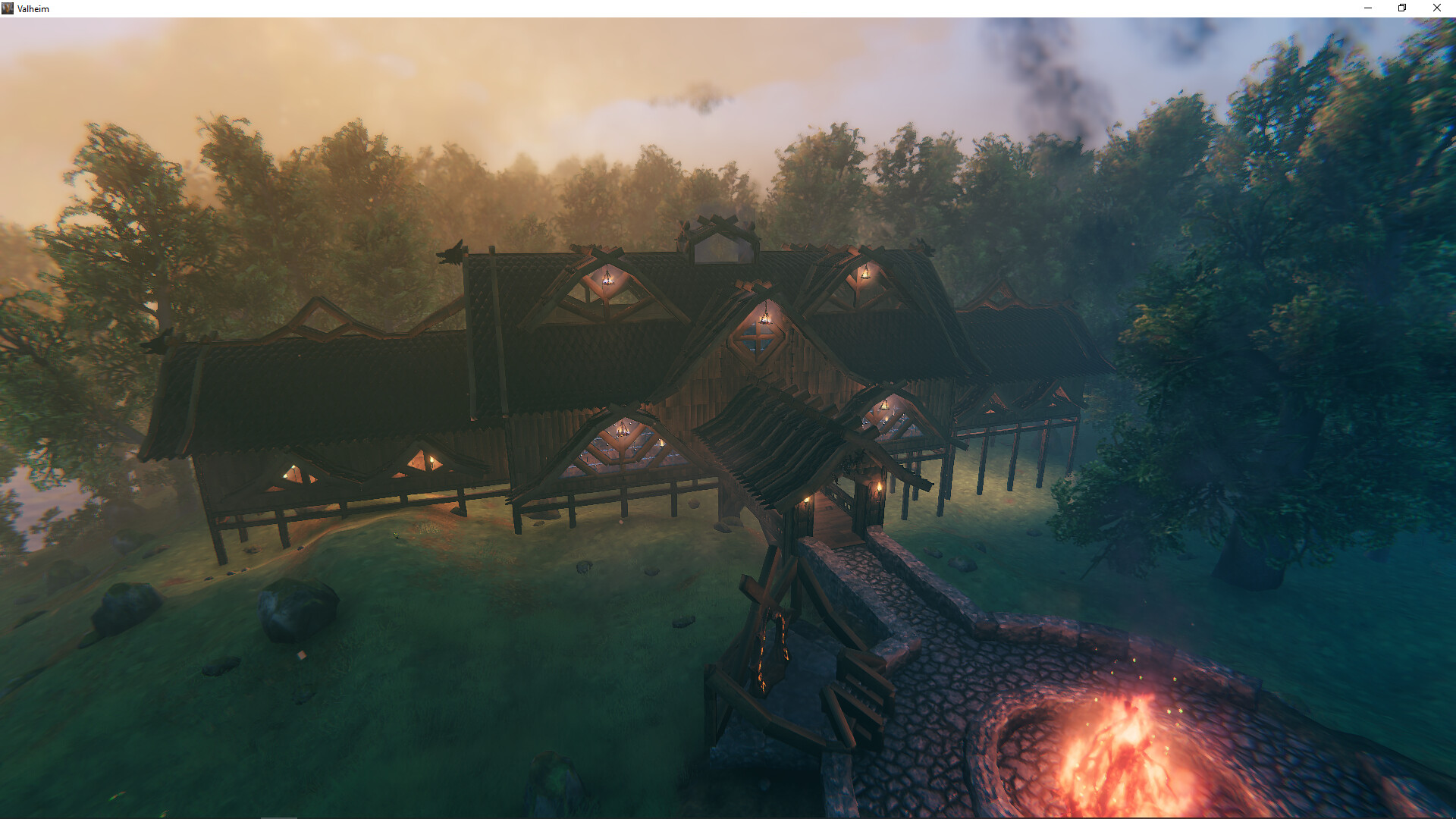 A City In The Meadows: Update #1 Valheim Build