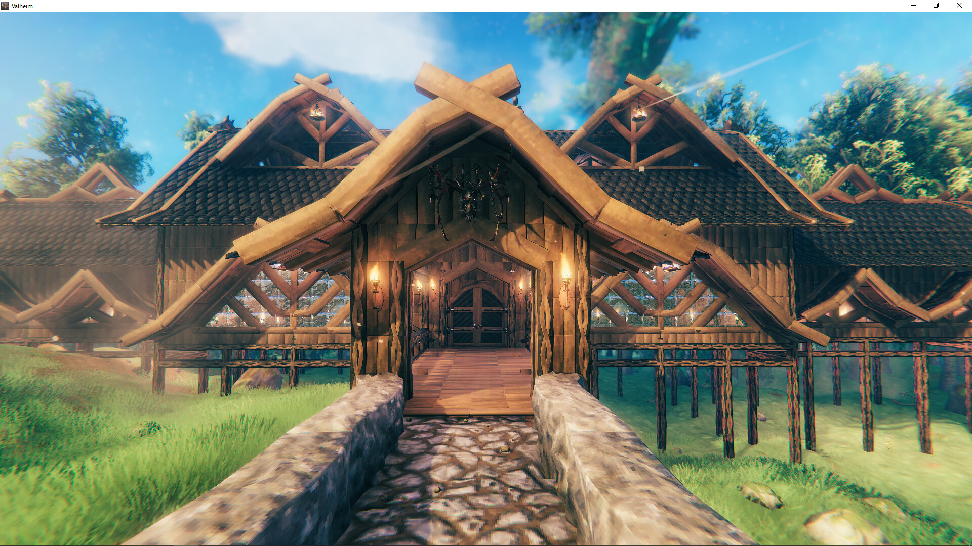 A City In The Meadows: Update #1 Valheim Build