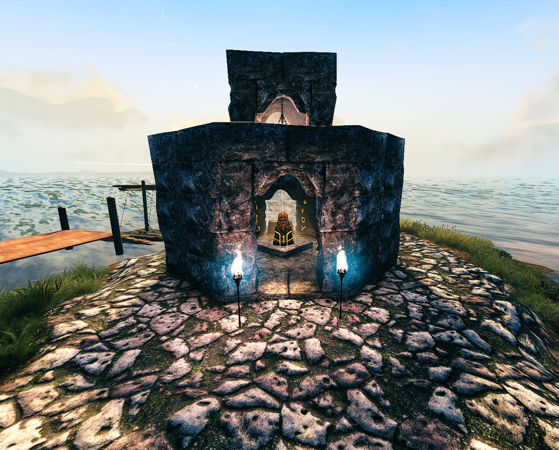 Small portal hub Valheim Build