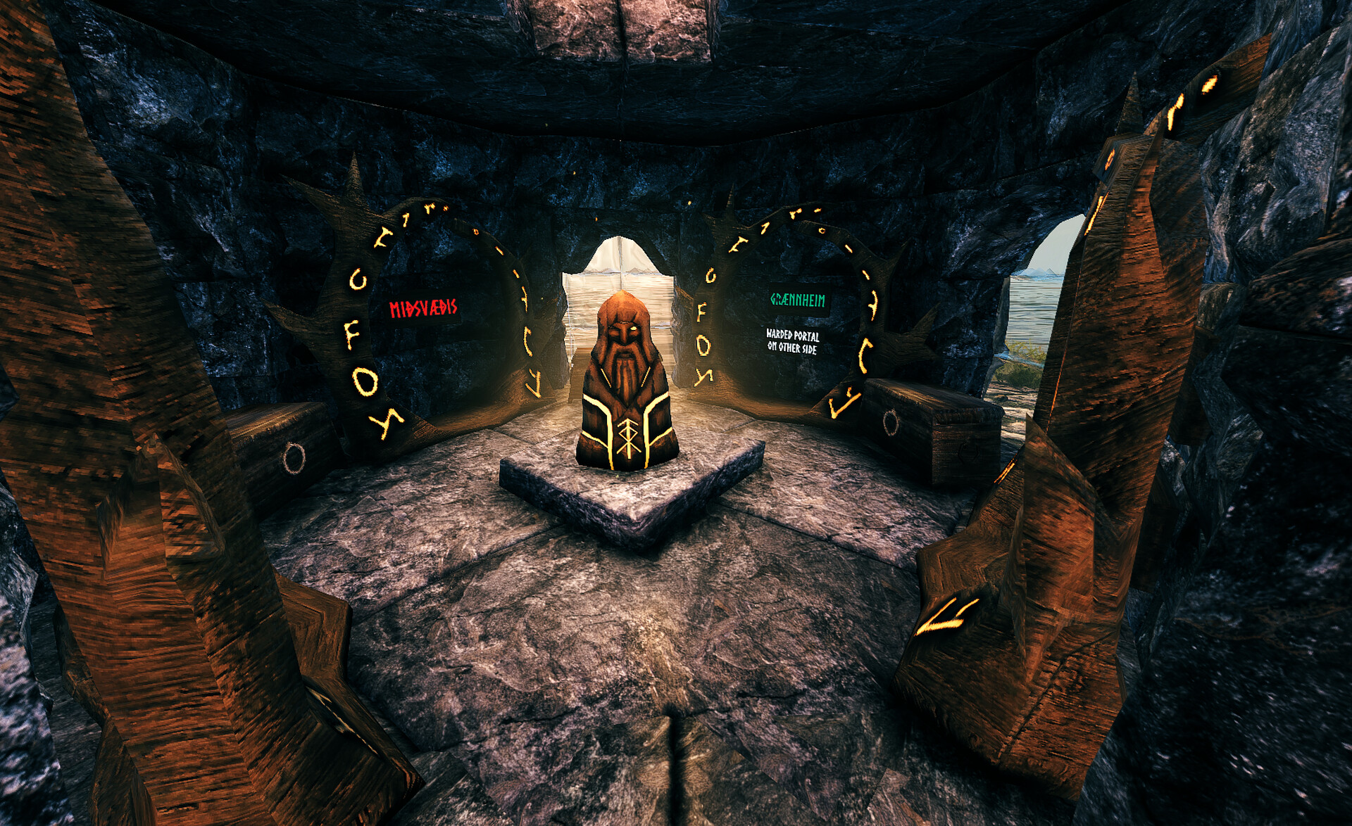 Small portal hub Valheim Build