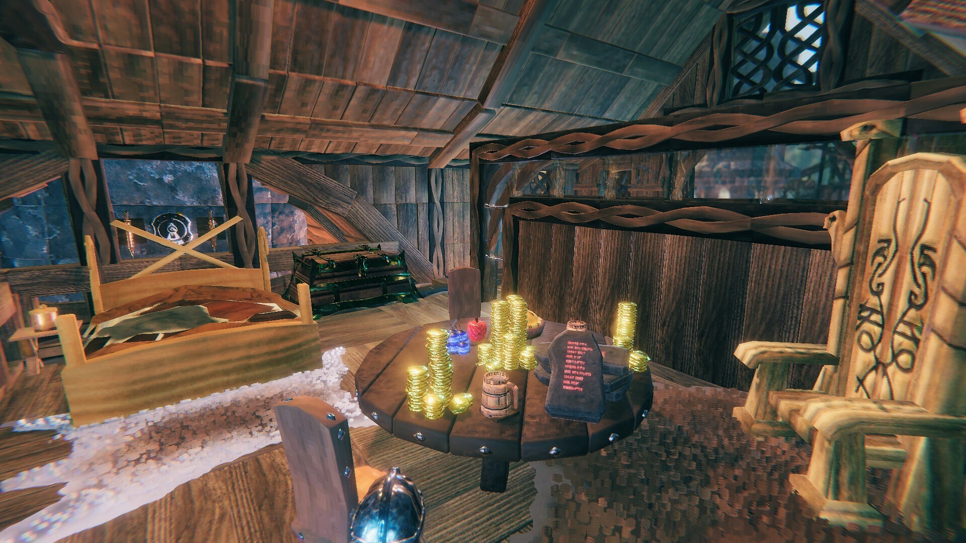 Bakery and Loft Valheim Build