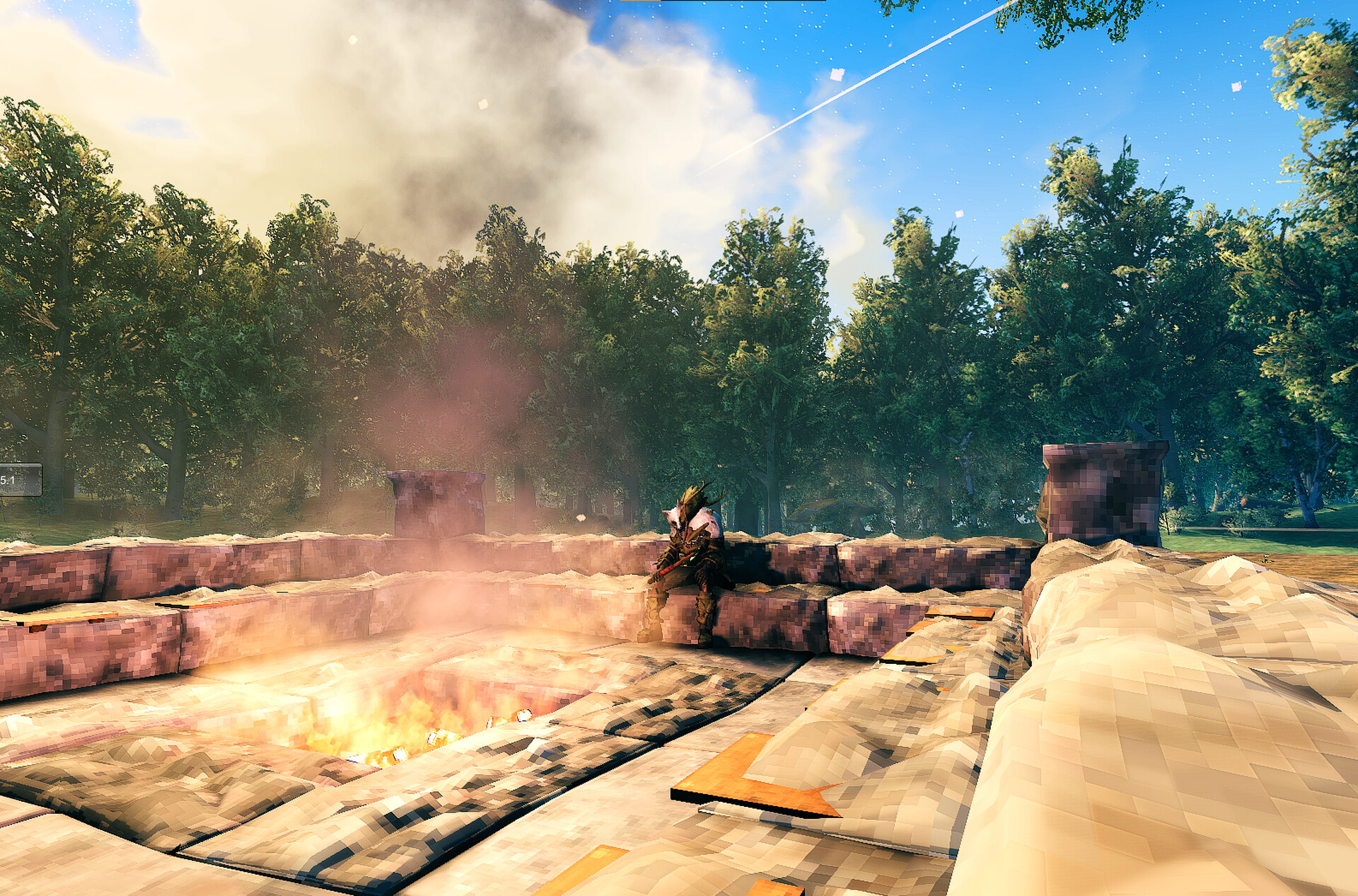 Firepit Valheim Build