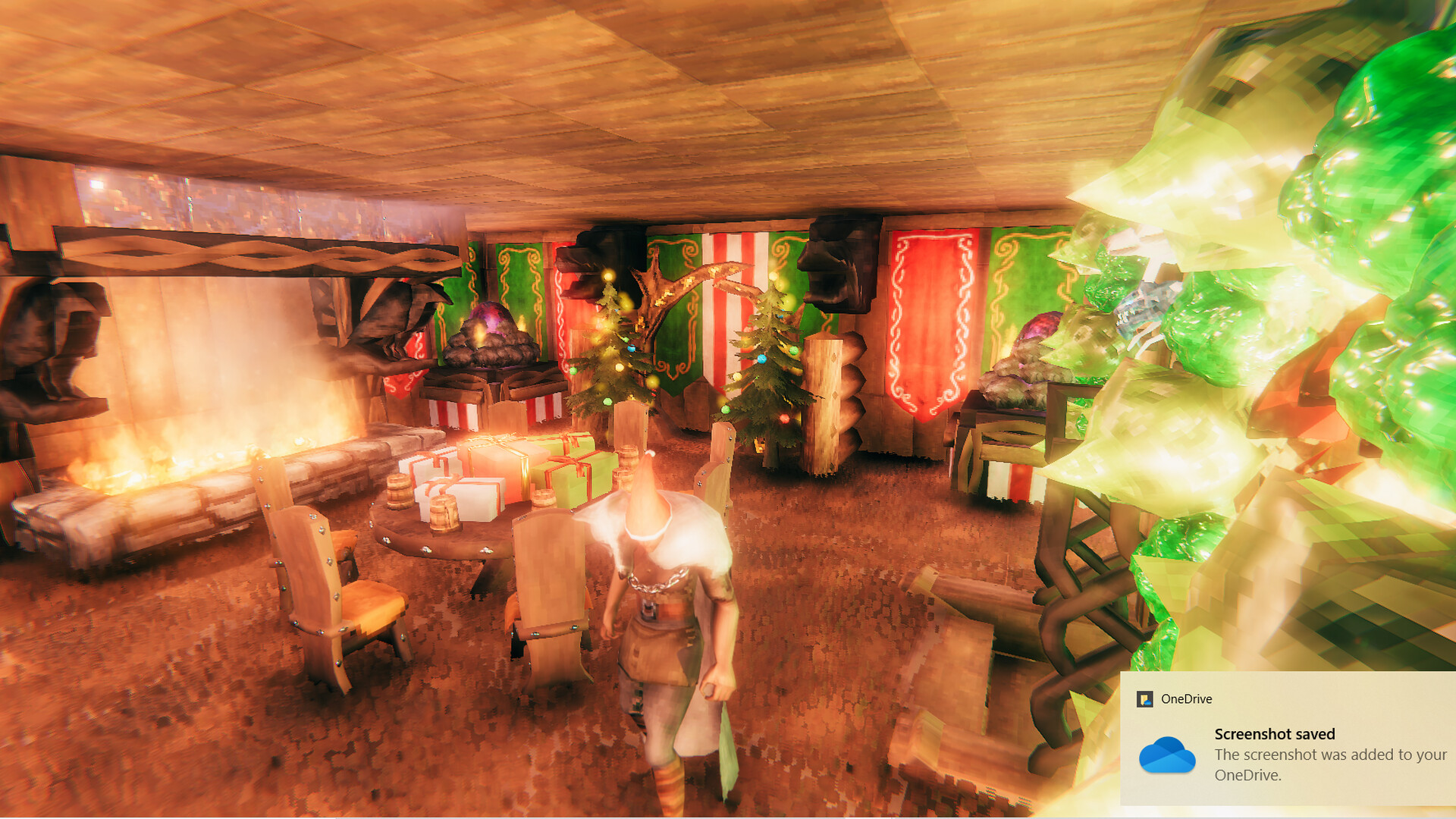 I built a Really Big Yule tree Valheim Build