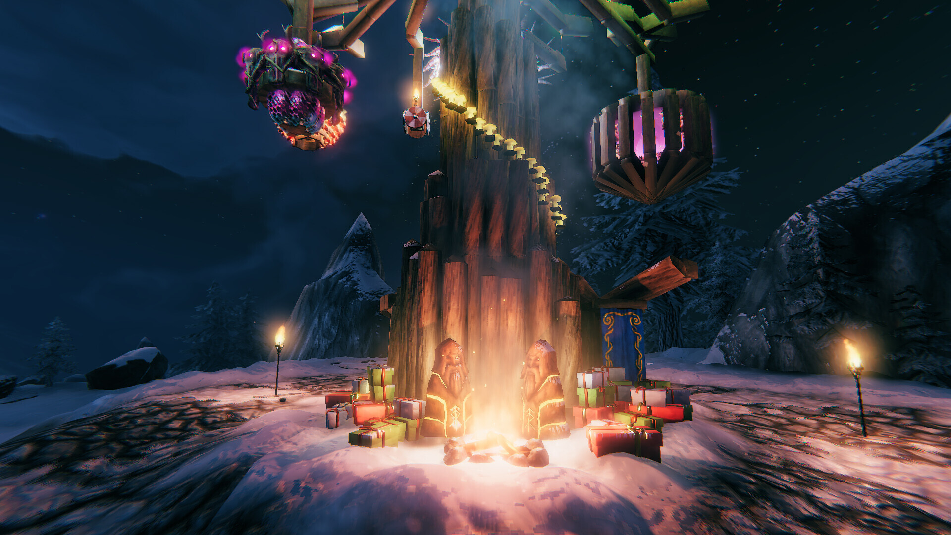 Mega Christmas Tree! Valheim Build