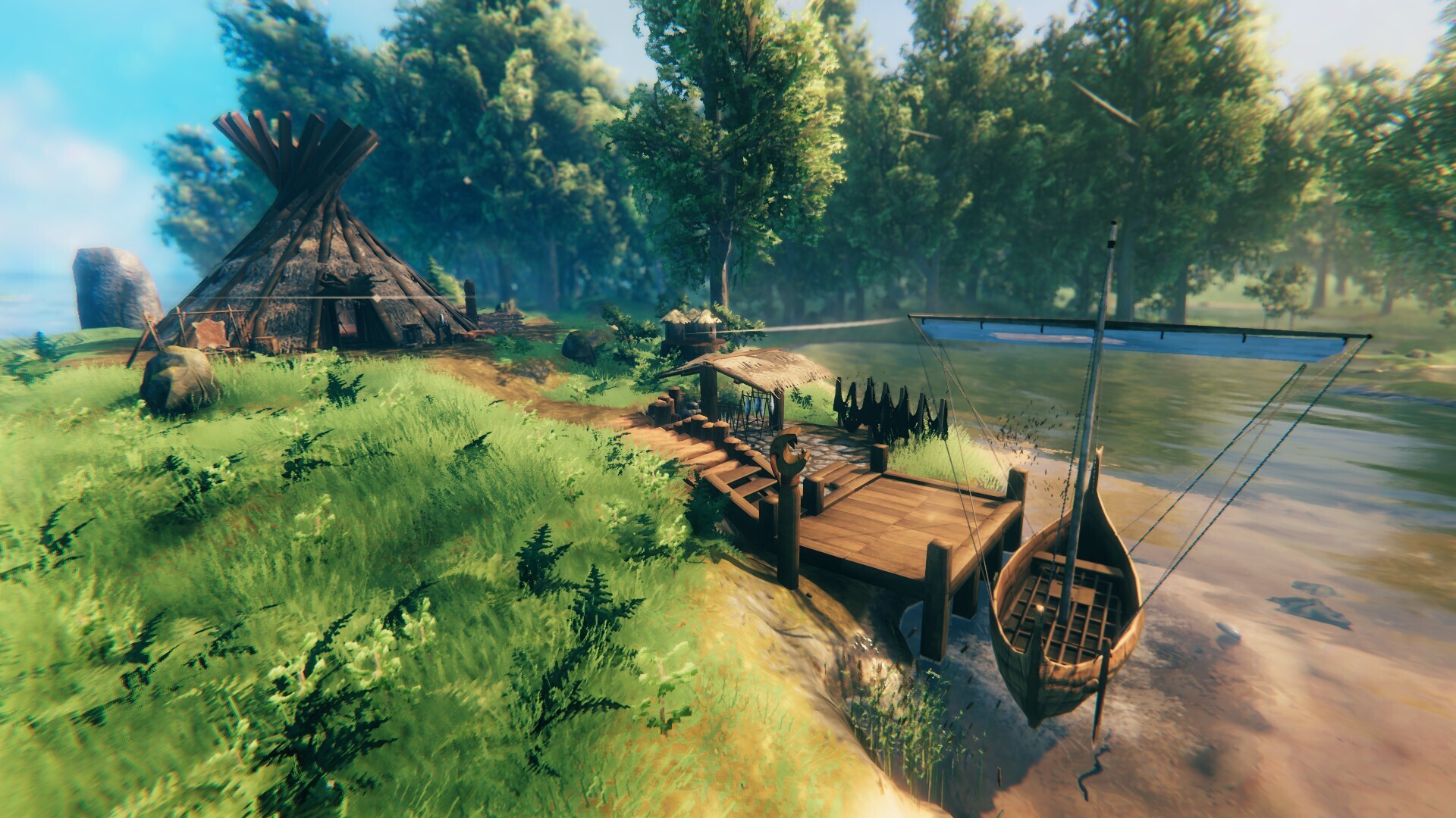 Teepee Valheim Build