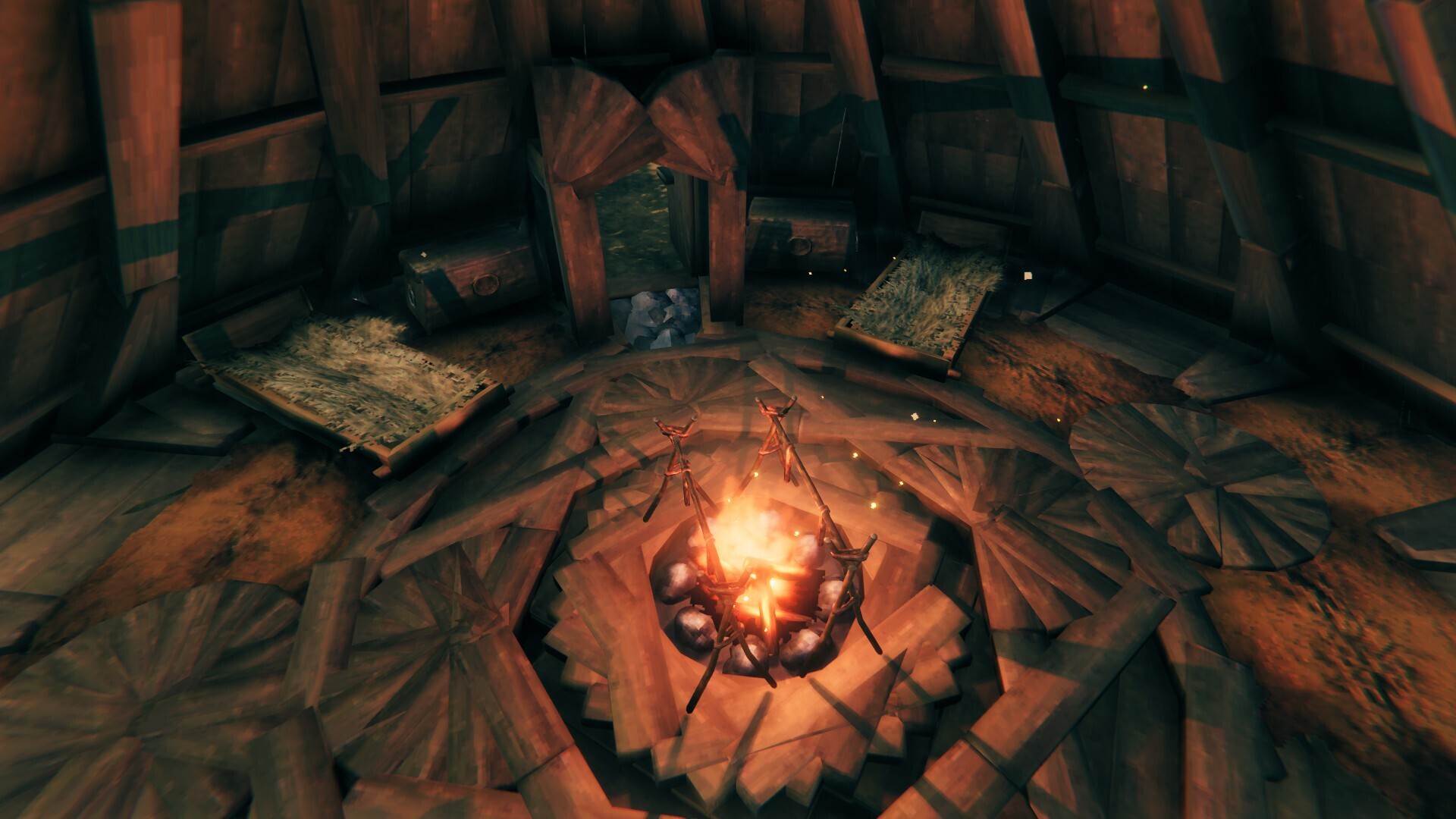 Teepee Valheim Build