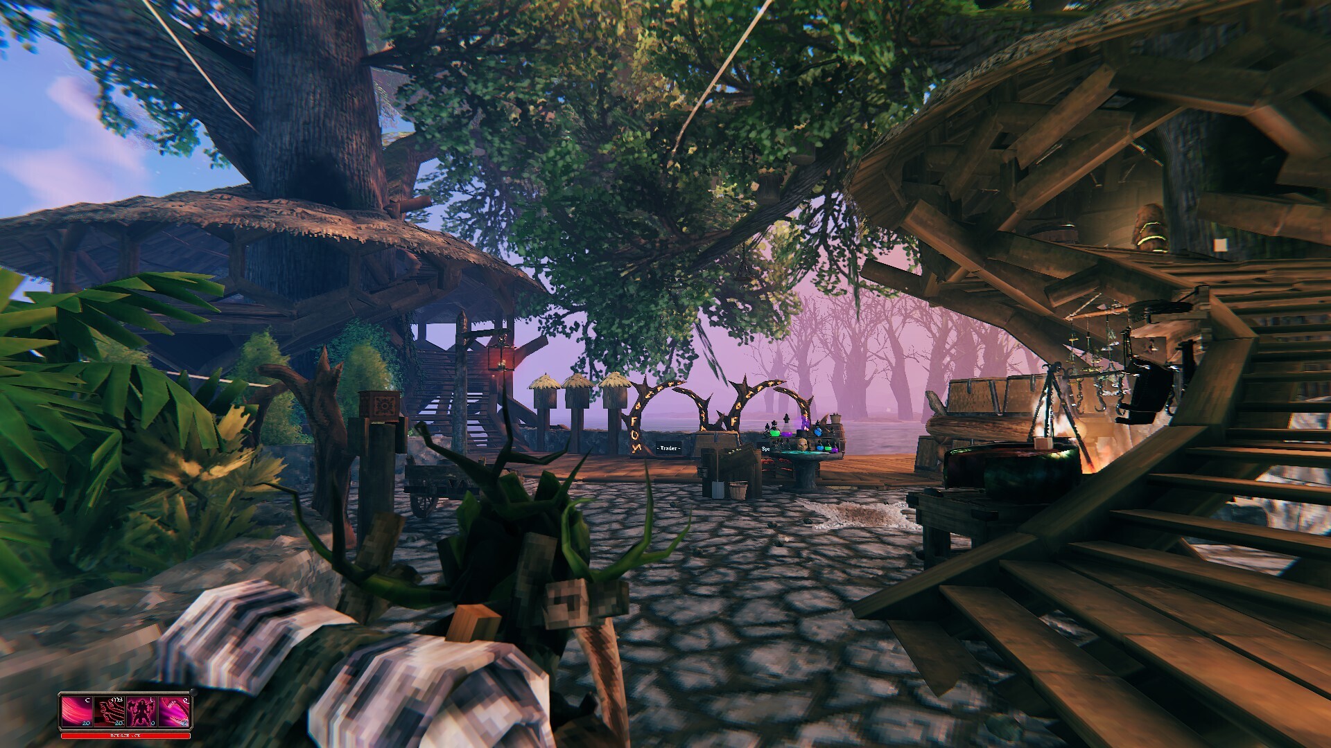 Ormr's Inn and Oakfield Farms Valheim Build