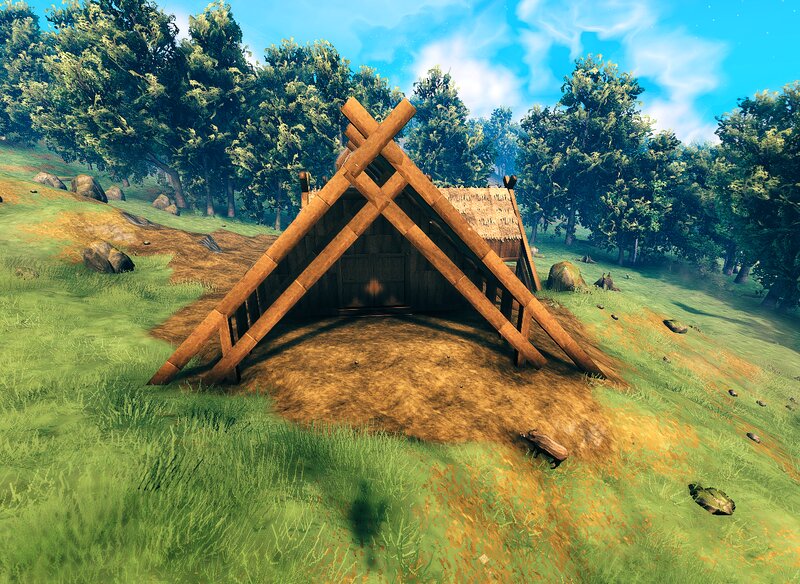 To be decorated Longhouse Valheim Build
