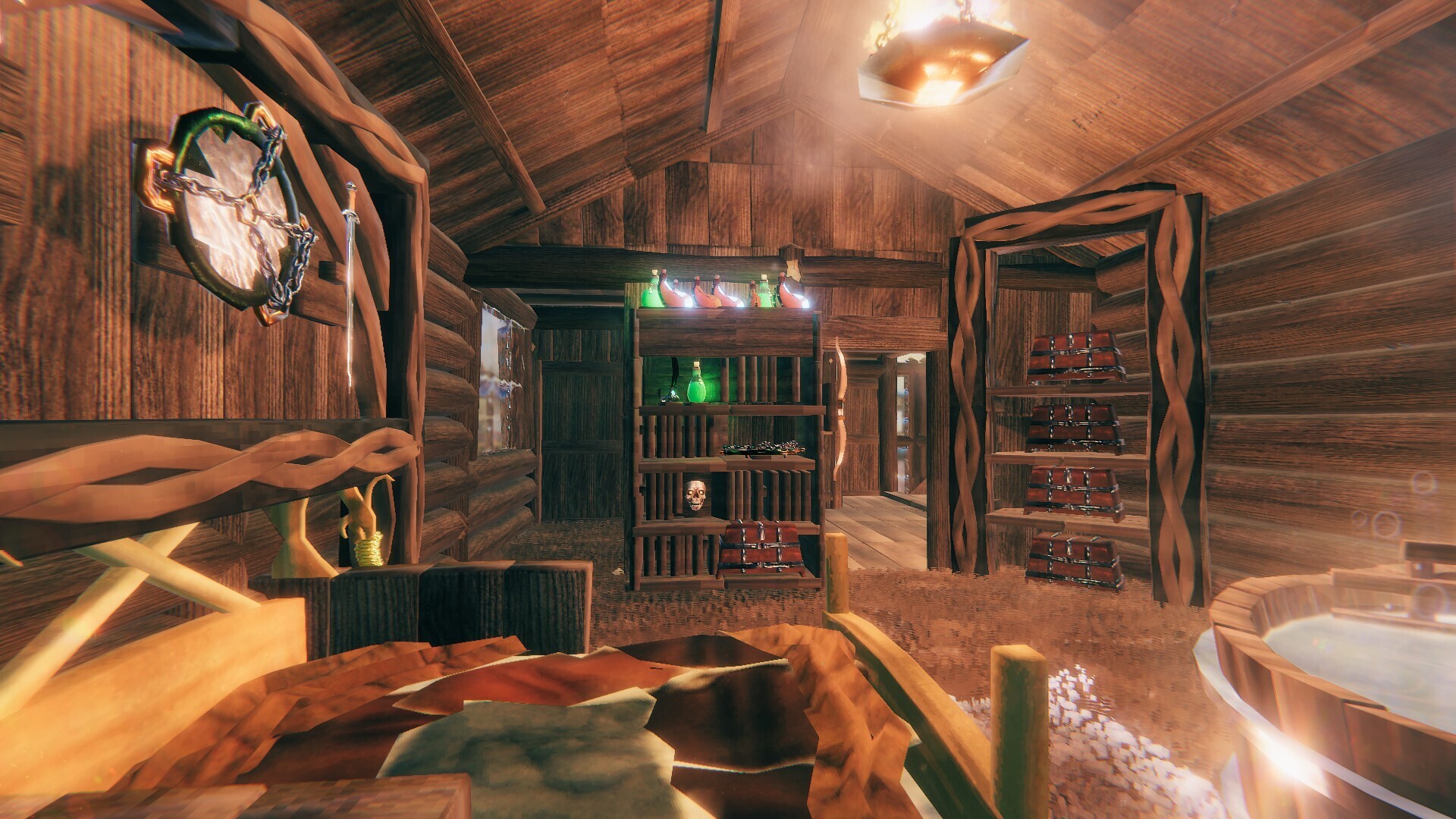 Modern Home Valheim Build