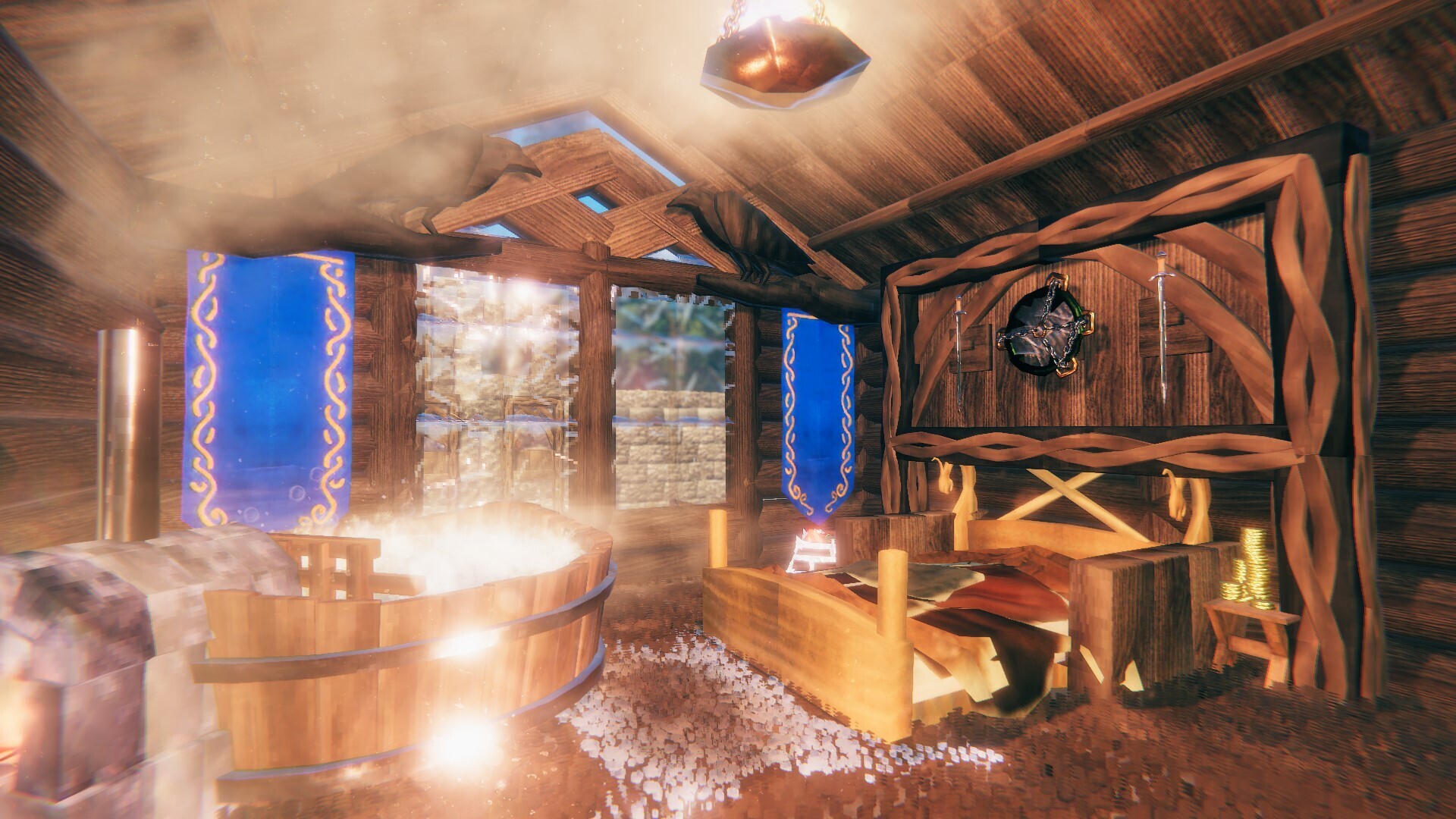 Modern Home Valheim Build