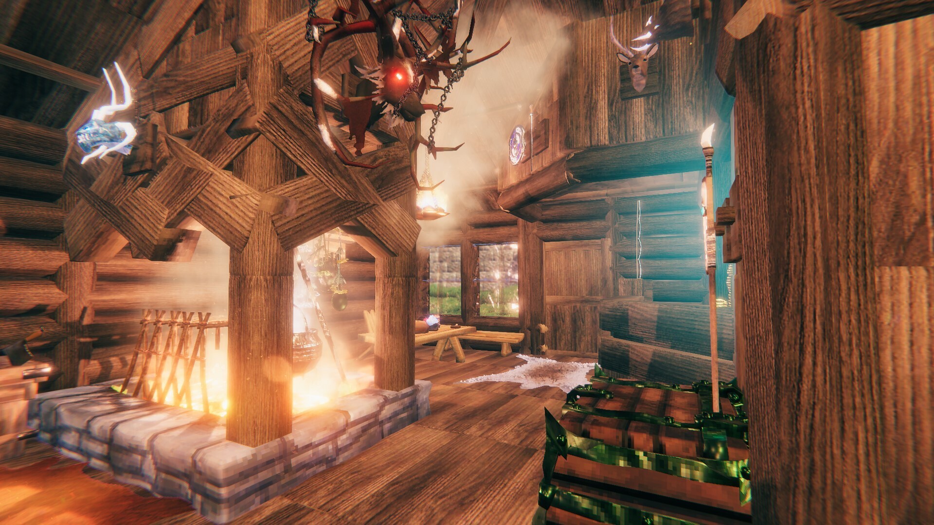 Modern Home Valheim Build