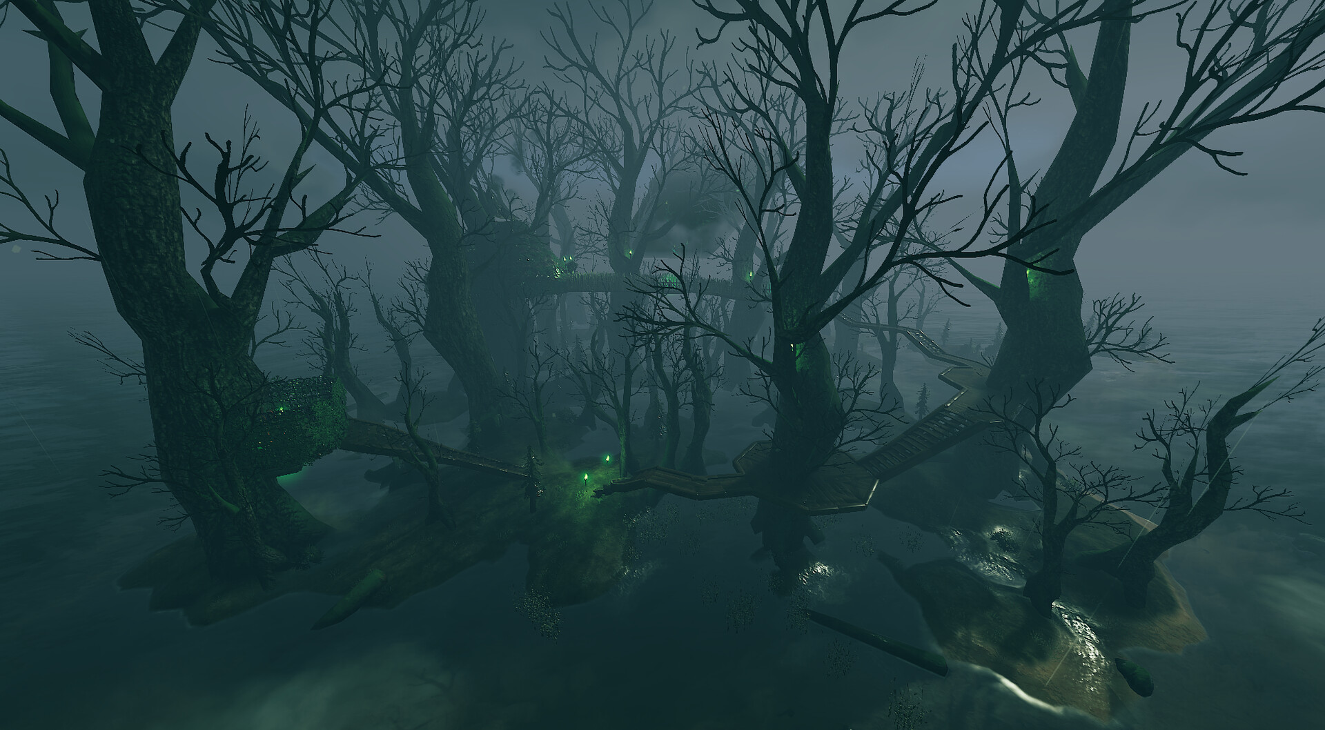 The Green Queen's court Valheim Build