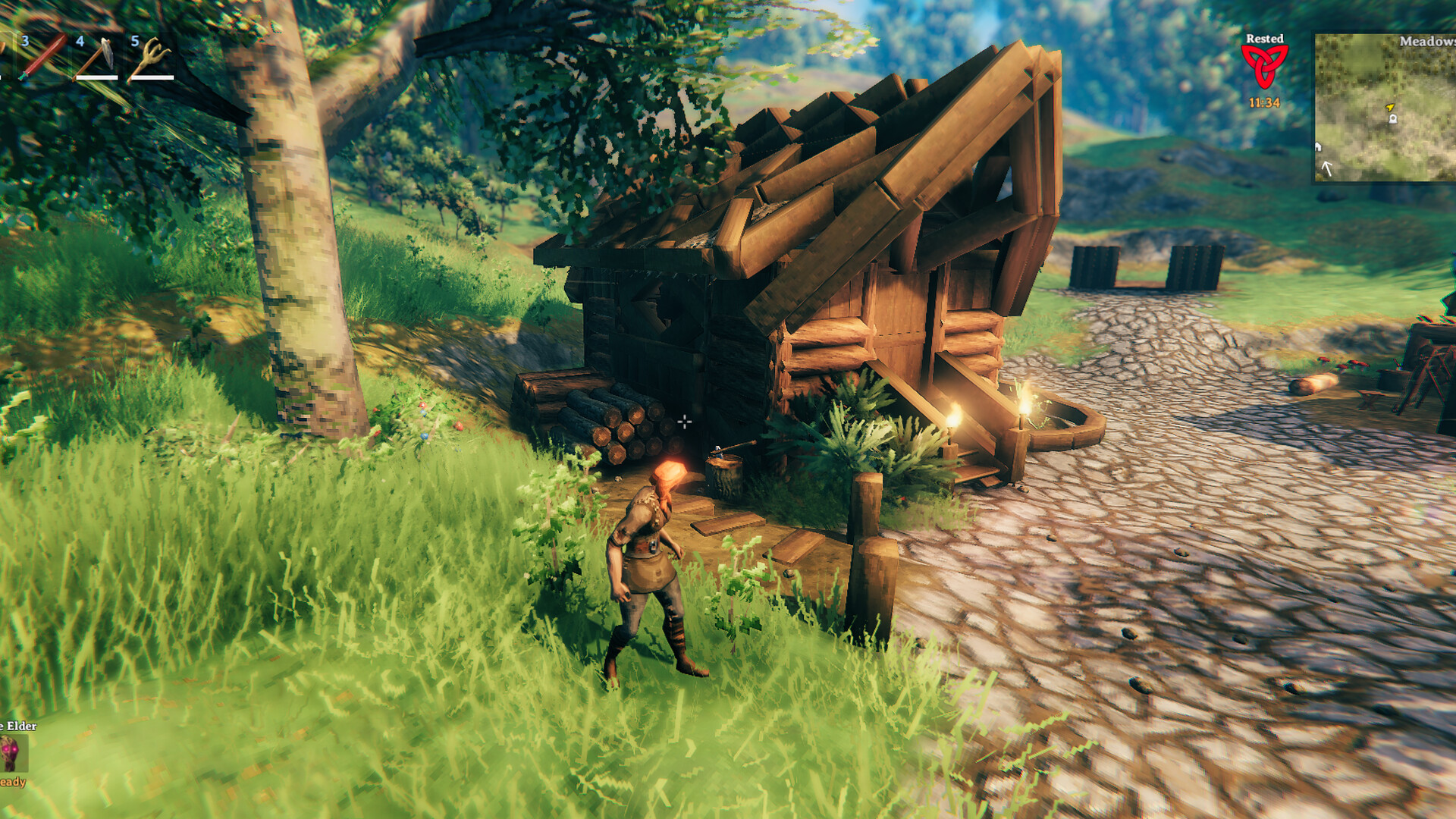 Tiny home challenge, Part 1: Before Eikthyr Valheim Build