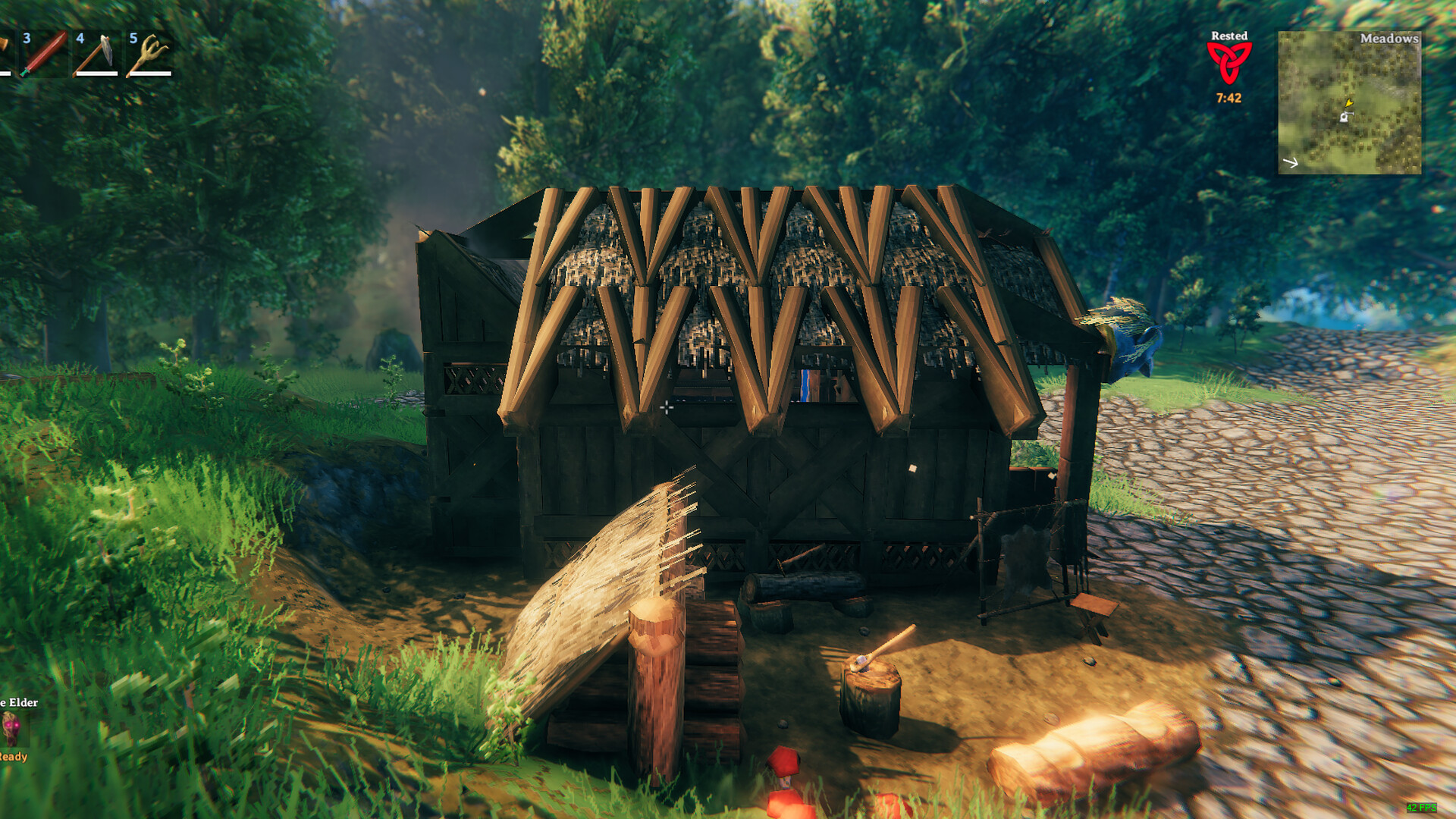 Tiny home challenge, part 2: before The Elder Valheim Build