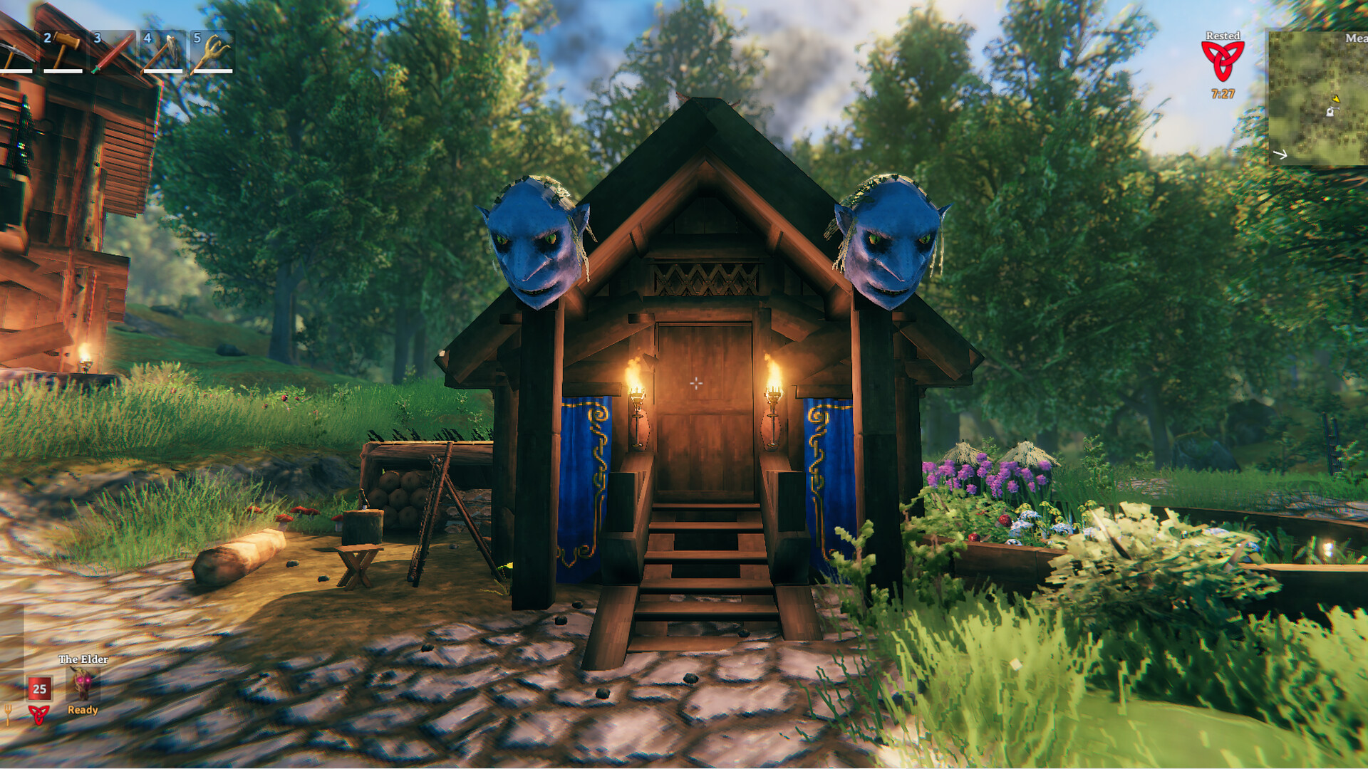 Tiny home challenge, part 2: before The Elder Valheim Build