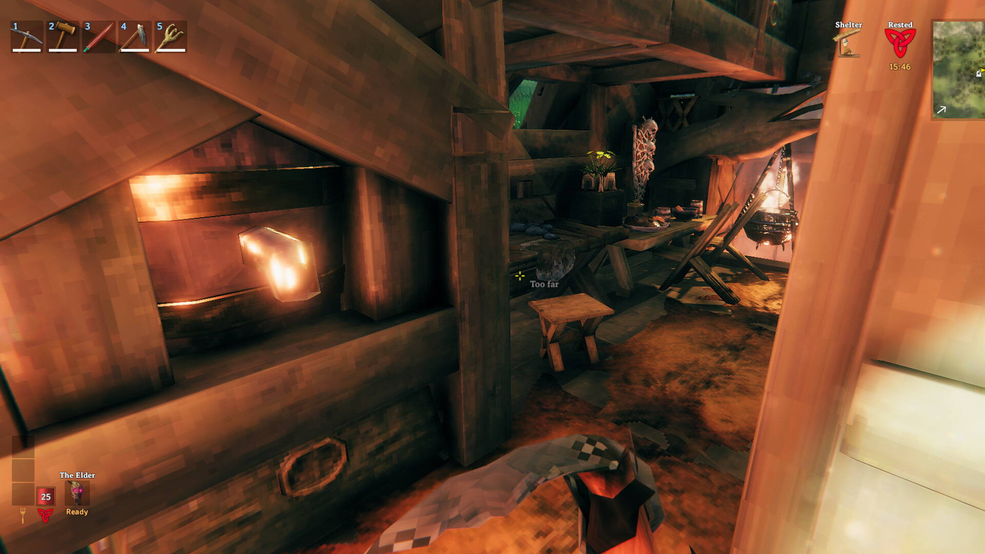 Tiny home challenge, part 2: before The Elder Valheim Build