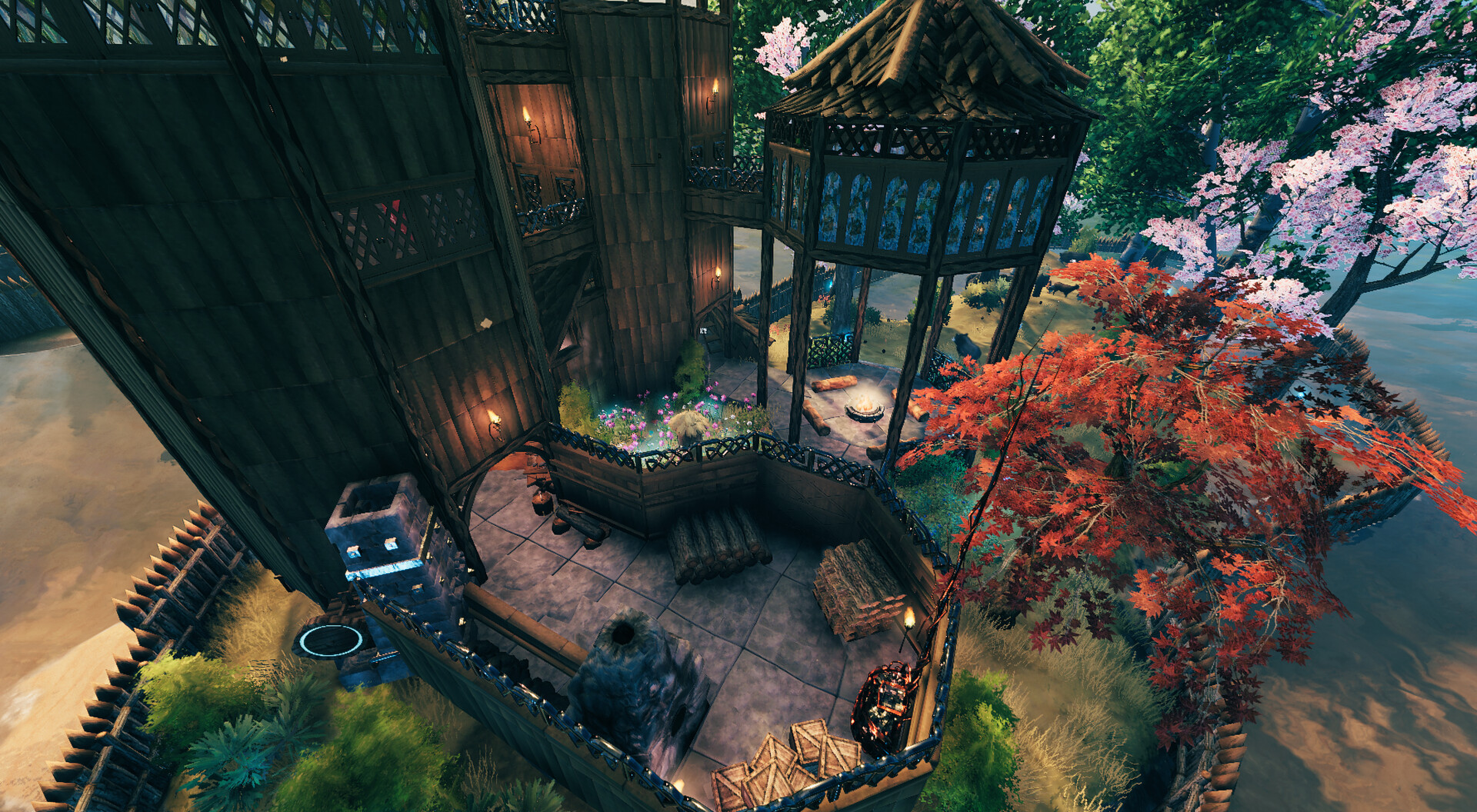 Tower complex modded and vanilla Valheim Build