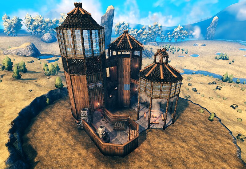 Tower complex modded and vanilla Valheim Build