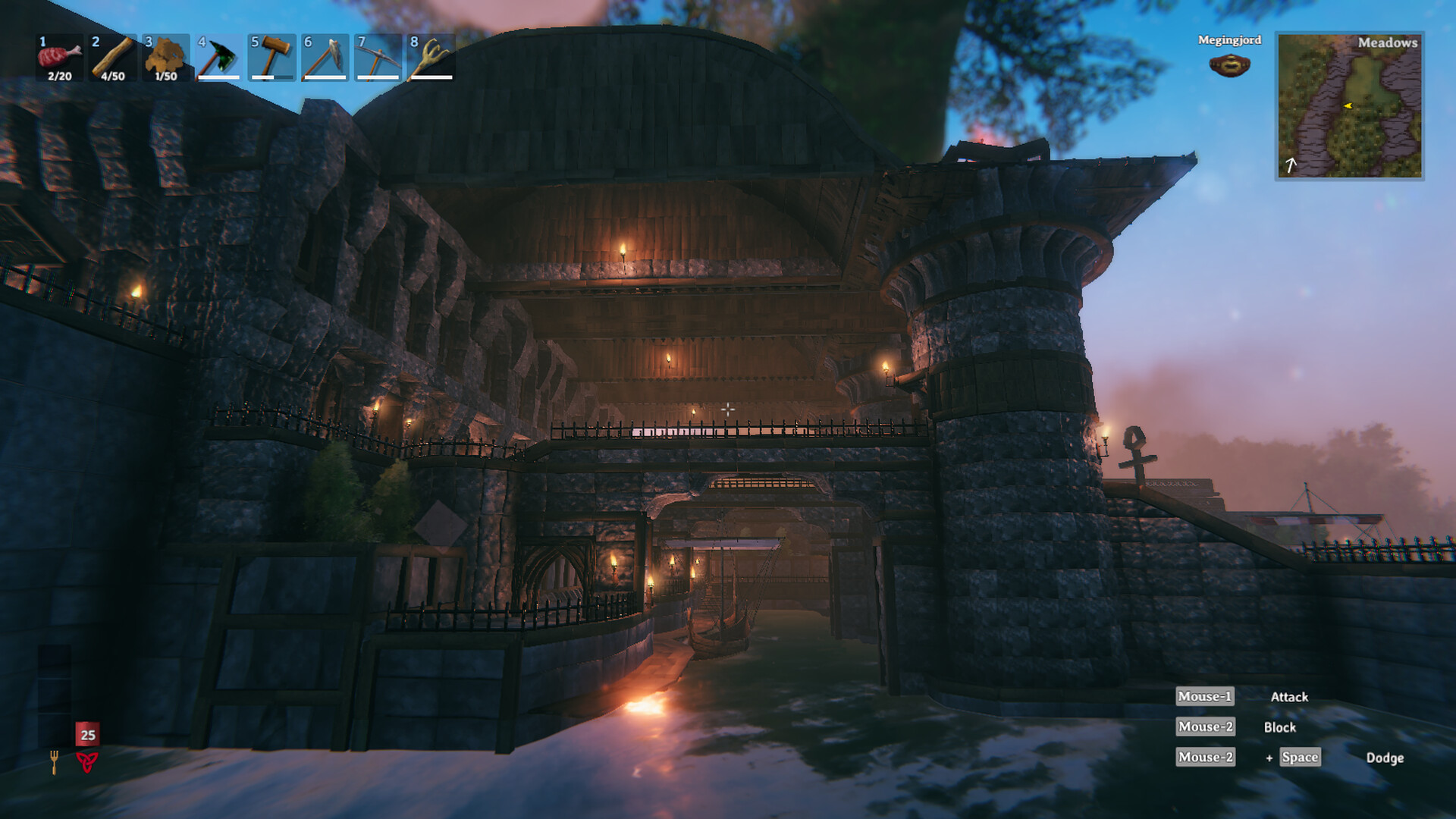 Harbor/Transport Station Valheim Build