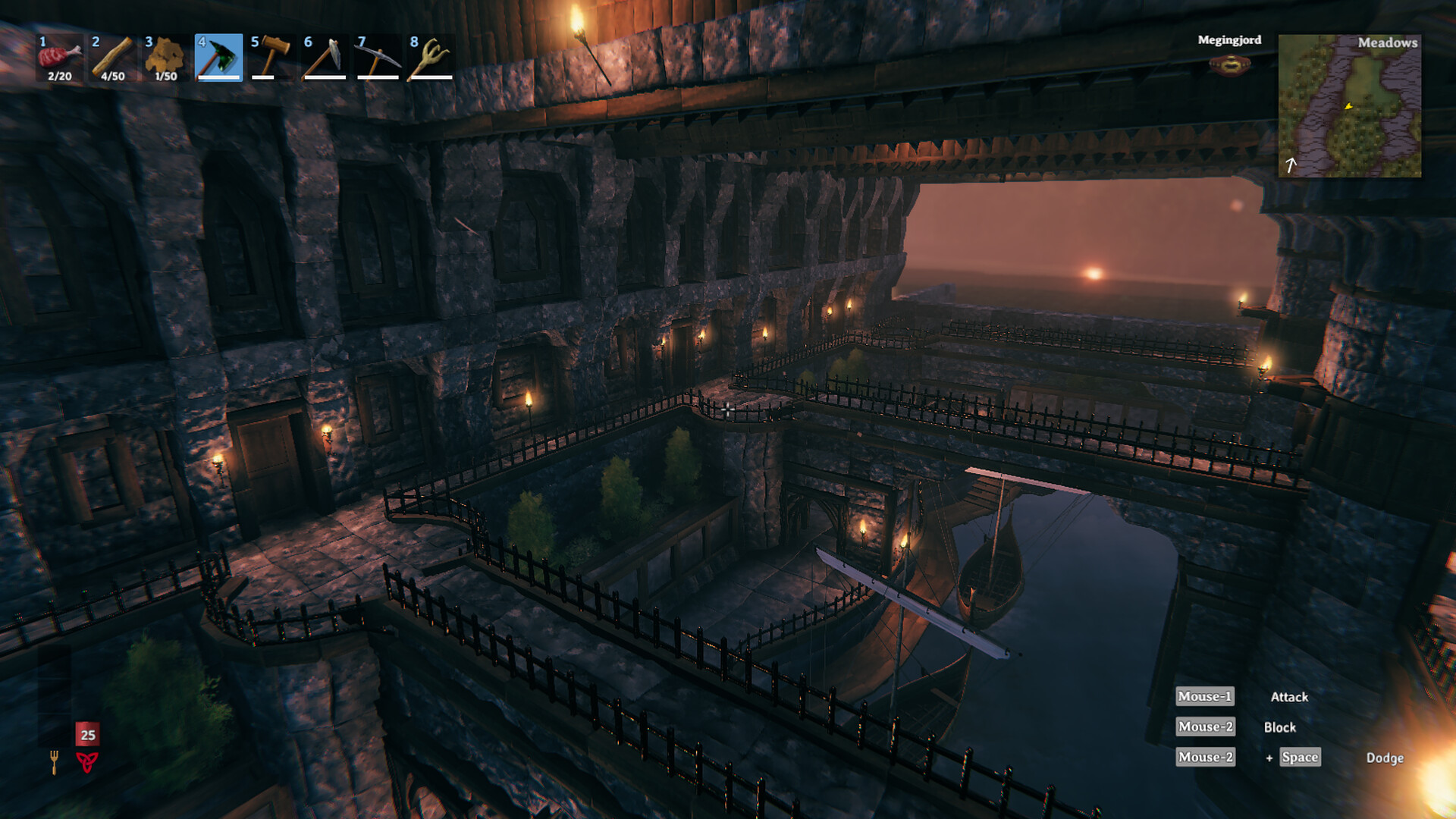 Harbor/Transport Station Valheim Build