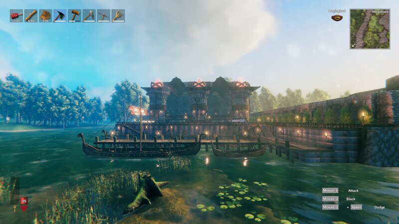 Harbor/Transport Station Valheim Build