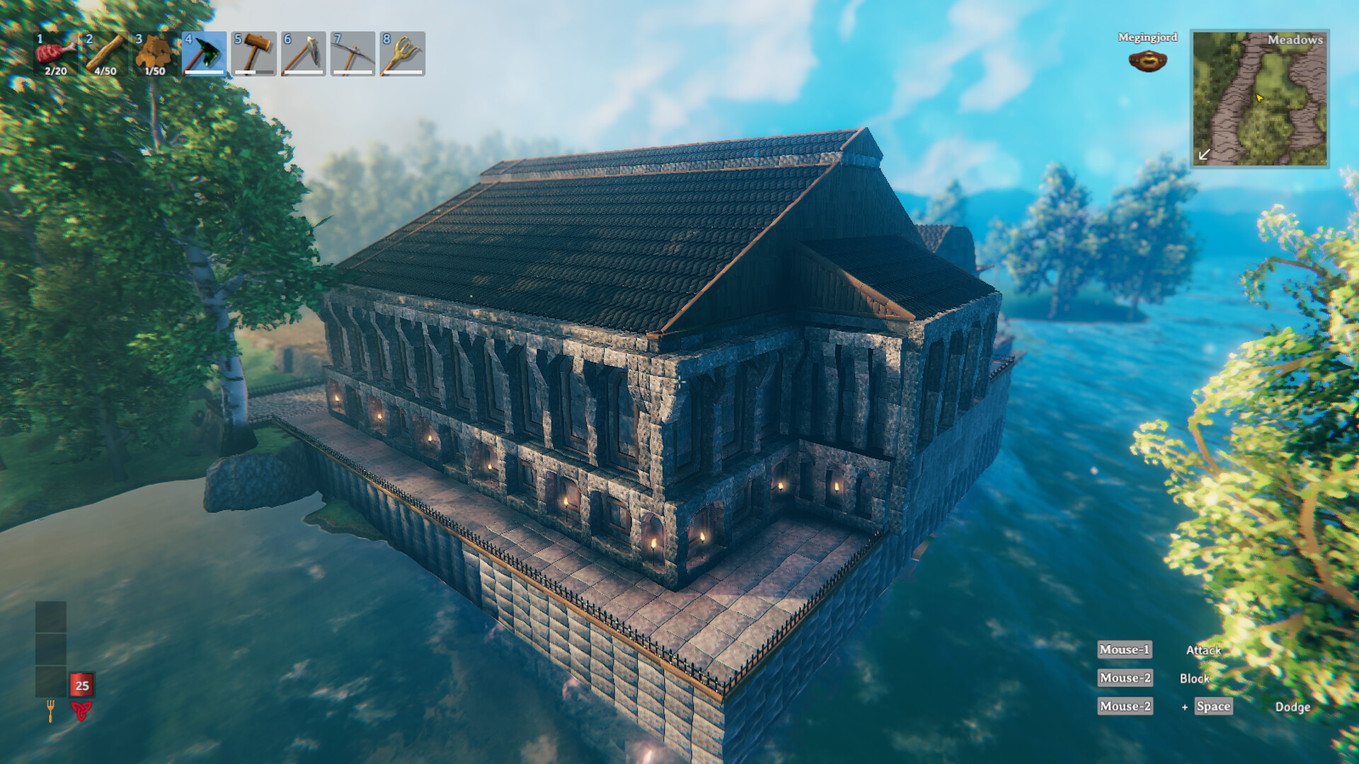 Harbor/Transport Station Valheim Build