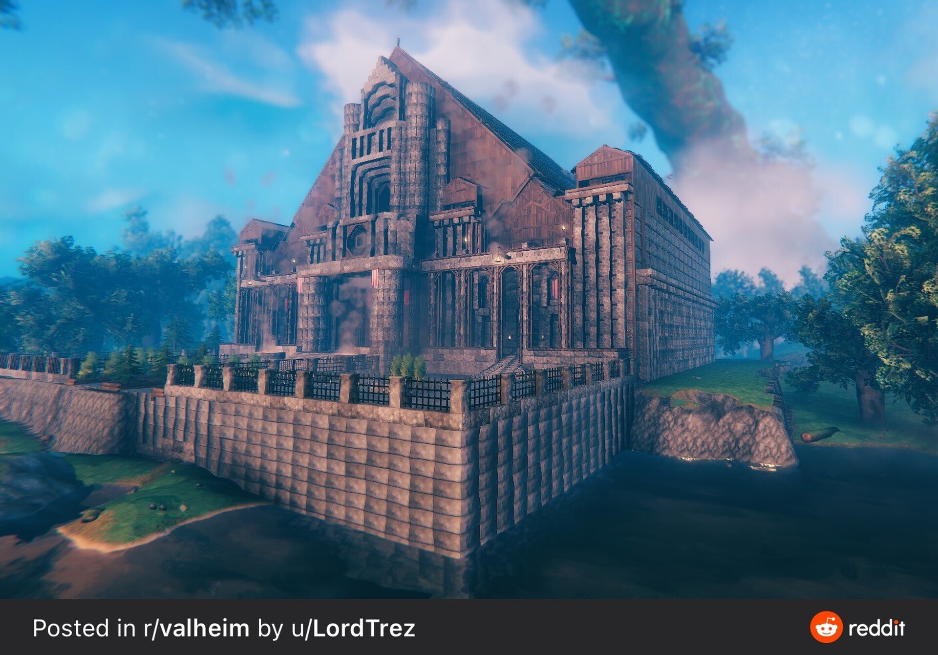 Great Hall Valheim Build