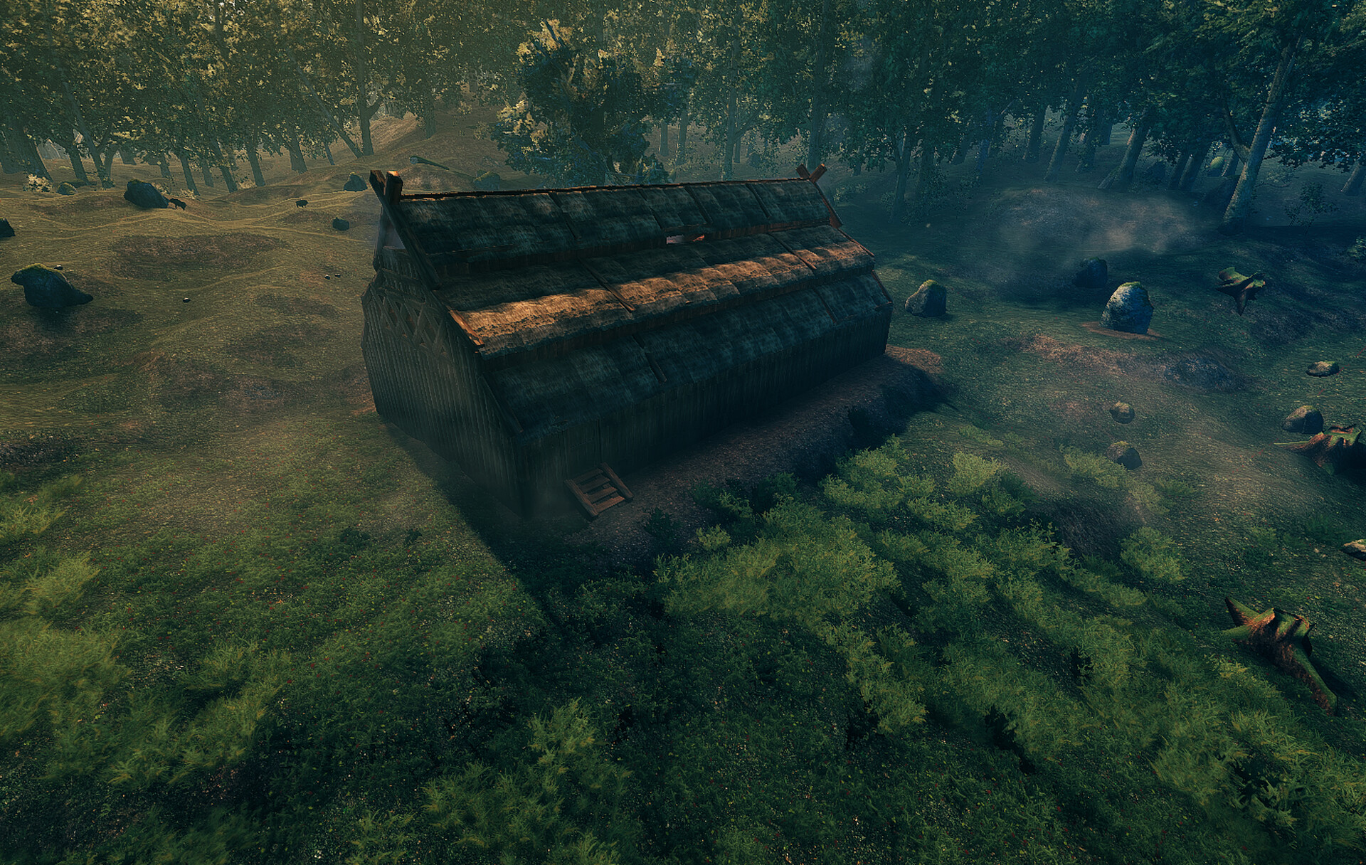 Long House / inn Valheim Build