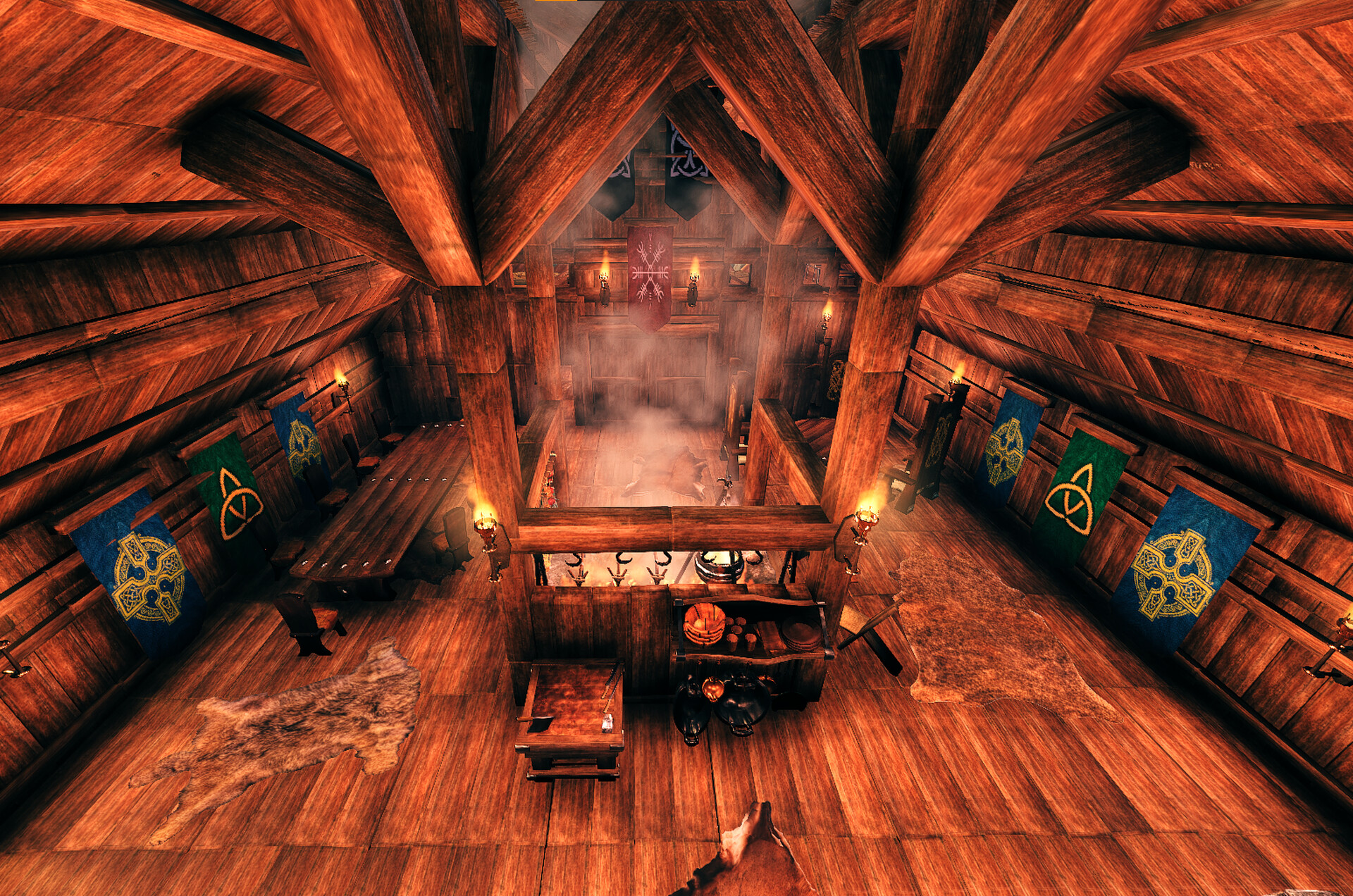 Long House / inn Valheim Build