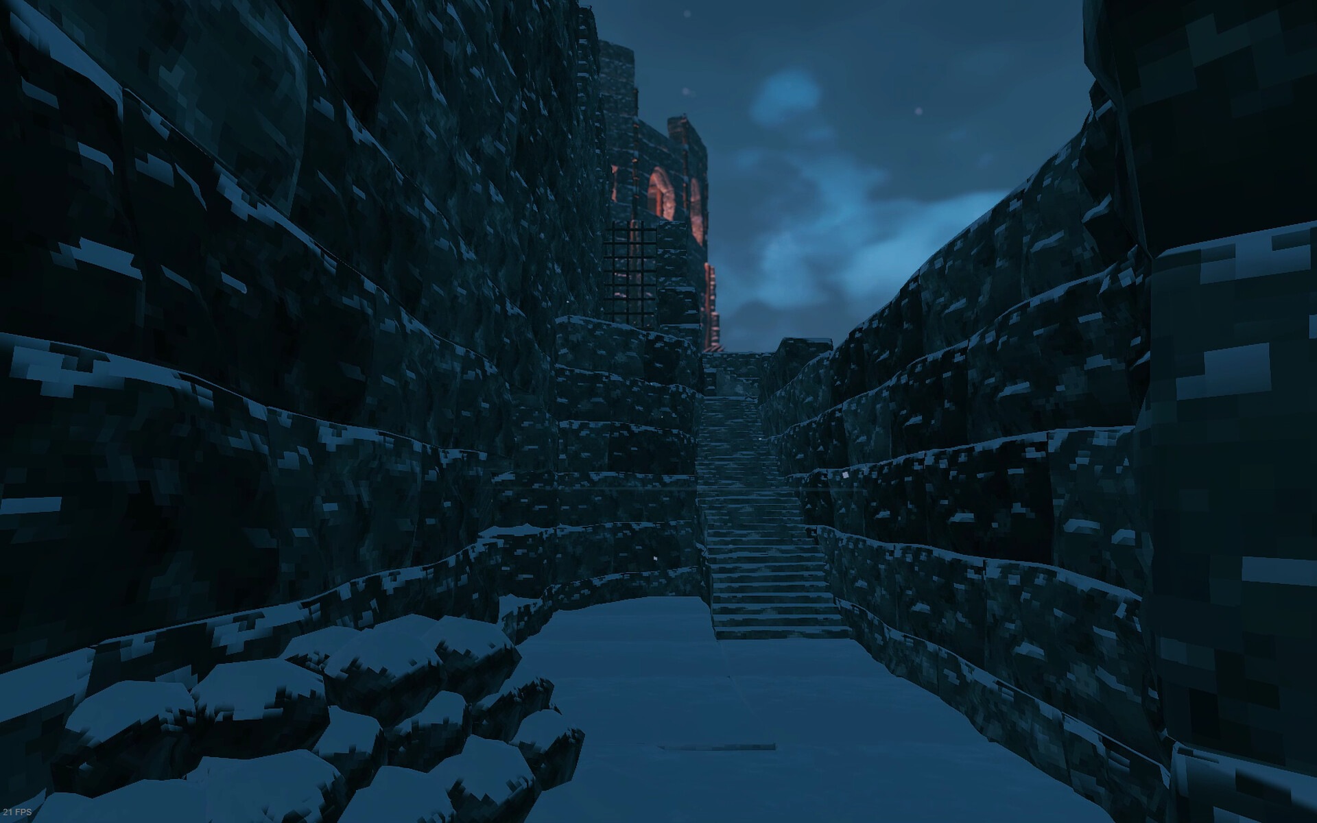 Fjällvarg (Mountain Castle) Valheim Build