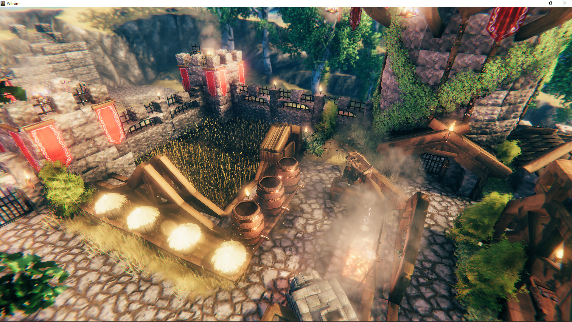 Two Person End Game Survival Base (1/2 Plains, 1/2 Meadows) (Time Lapse ...