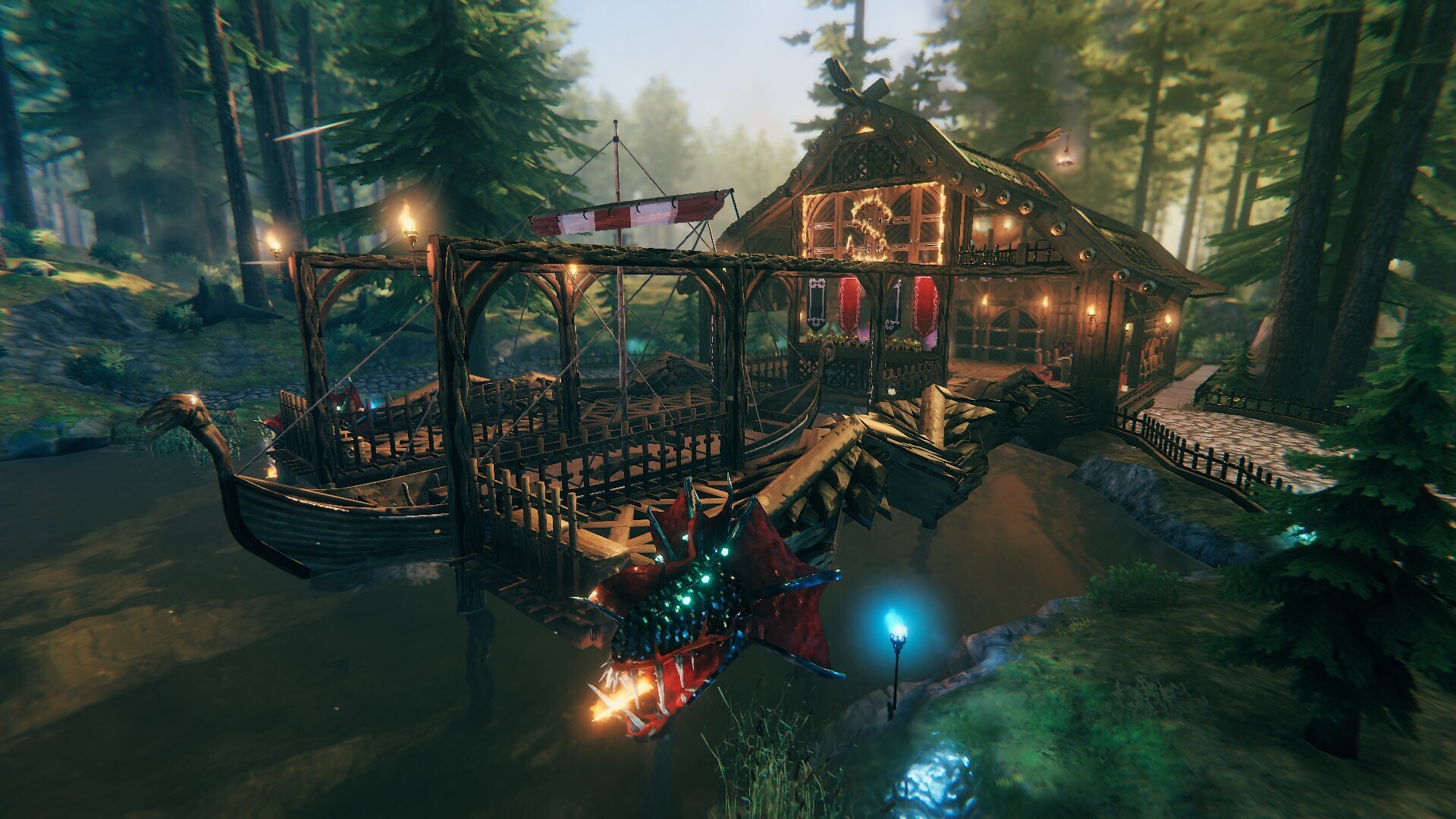 Part 1: Port & Lighthouse Valheim Build