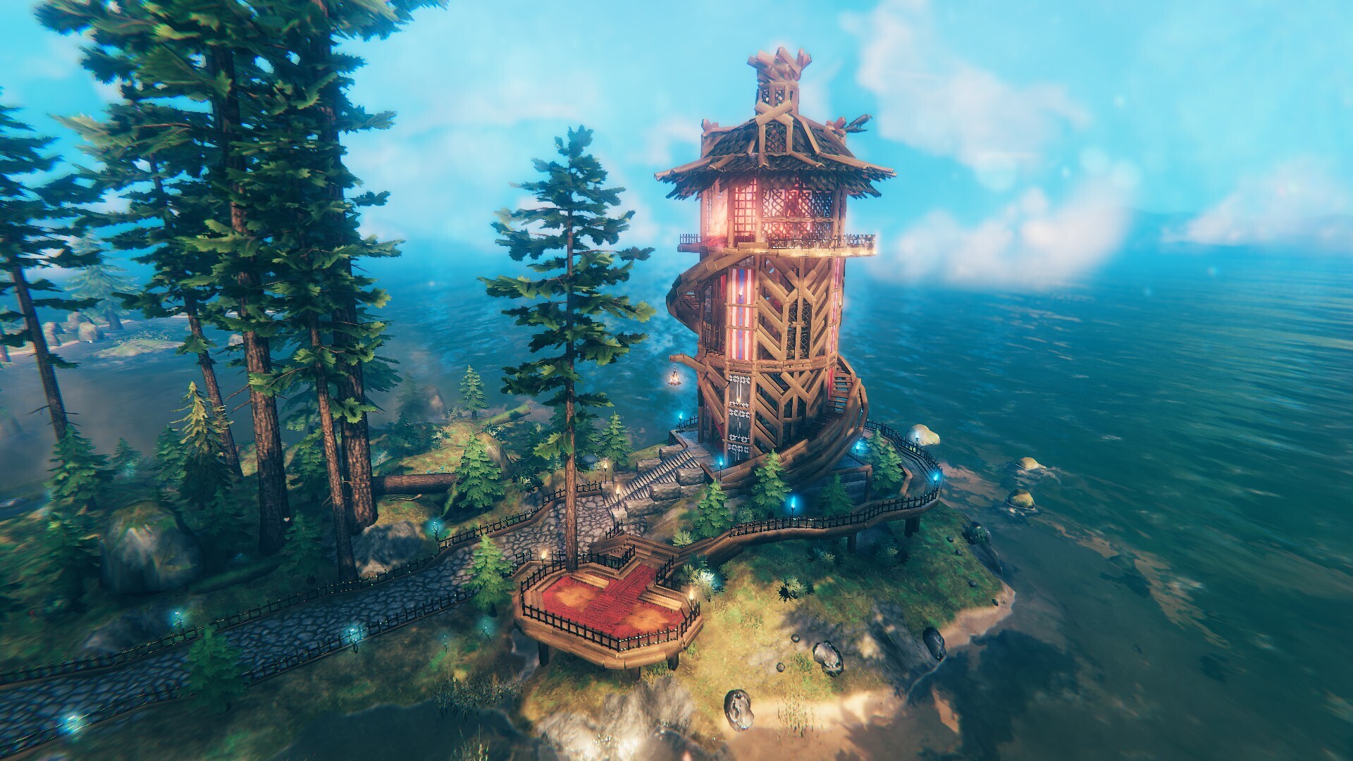 Part 1: Port & Lighthouse Valheim Build