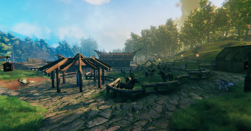 A day at the races Valheim Build