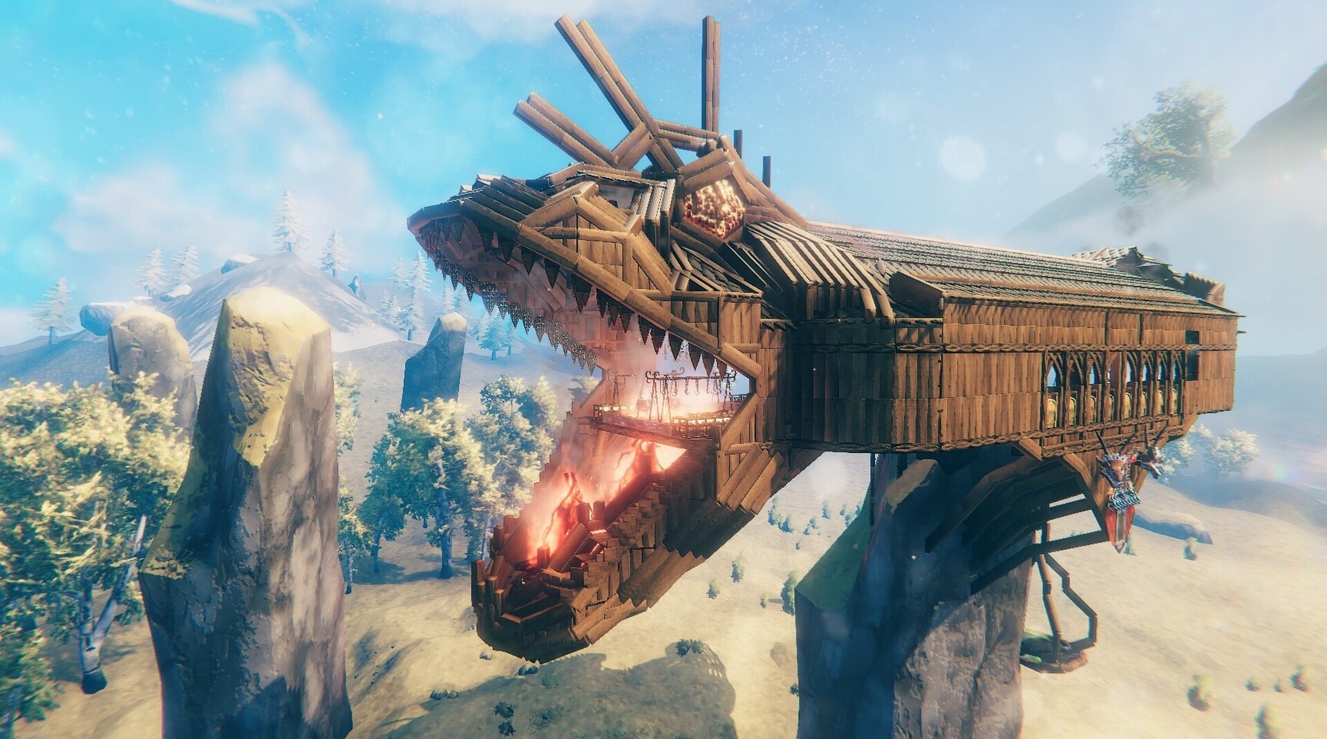 My next big build (WIP) Valheim Build