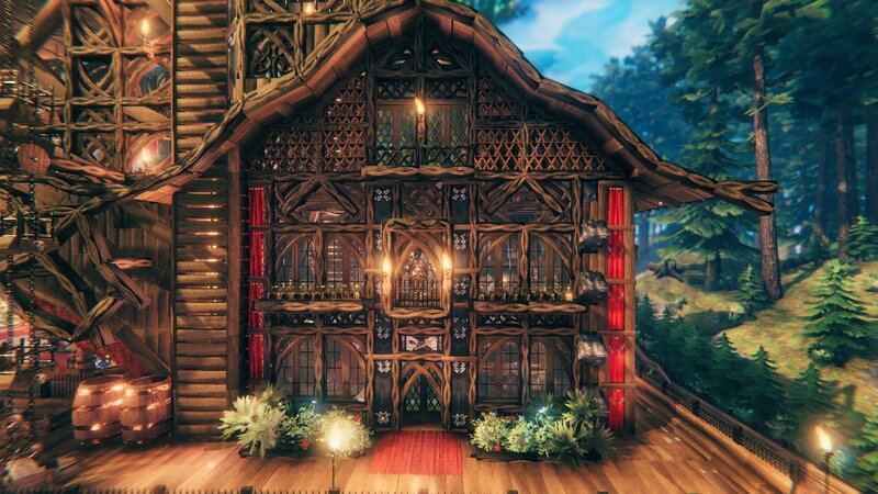 Part 2: The Mansion - Exterior Valheim Build