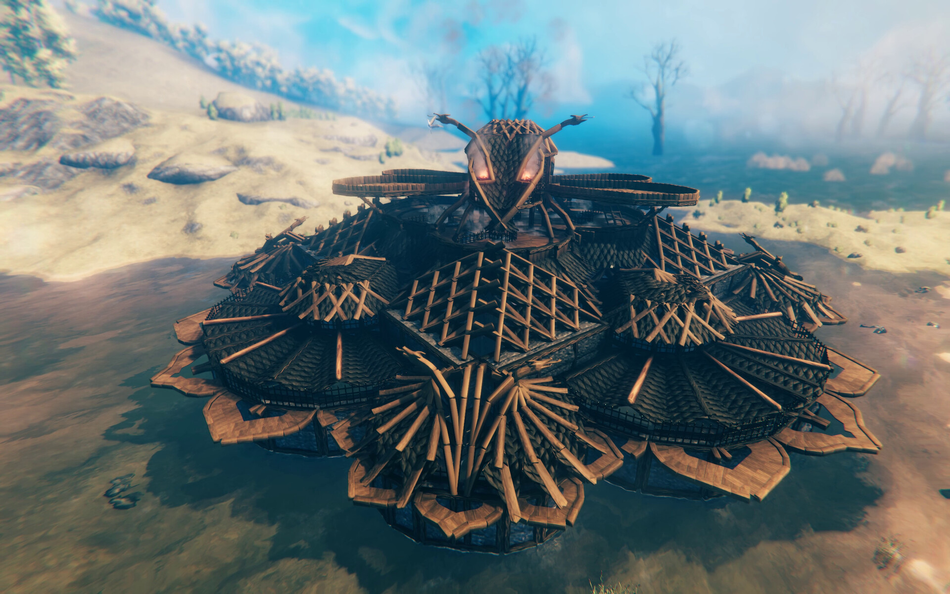 How to build a unique Fortress in Valheim? 🐝 Valheim Build