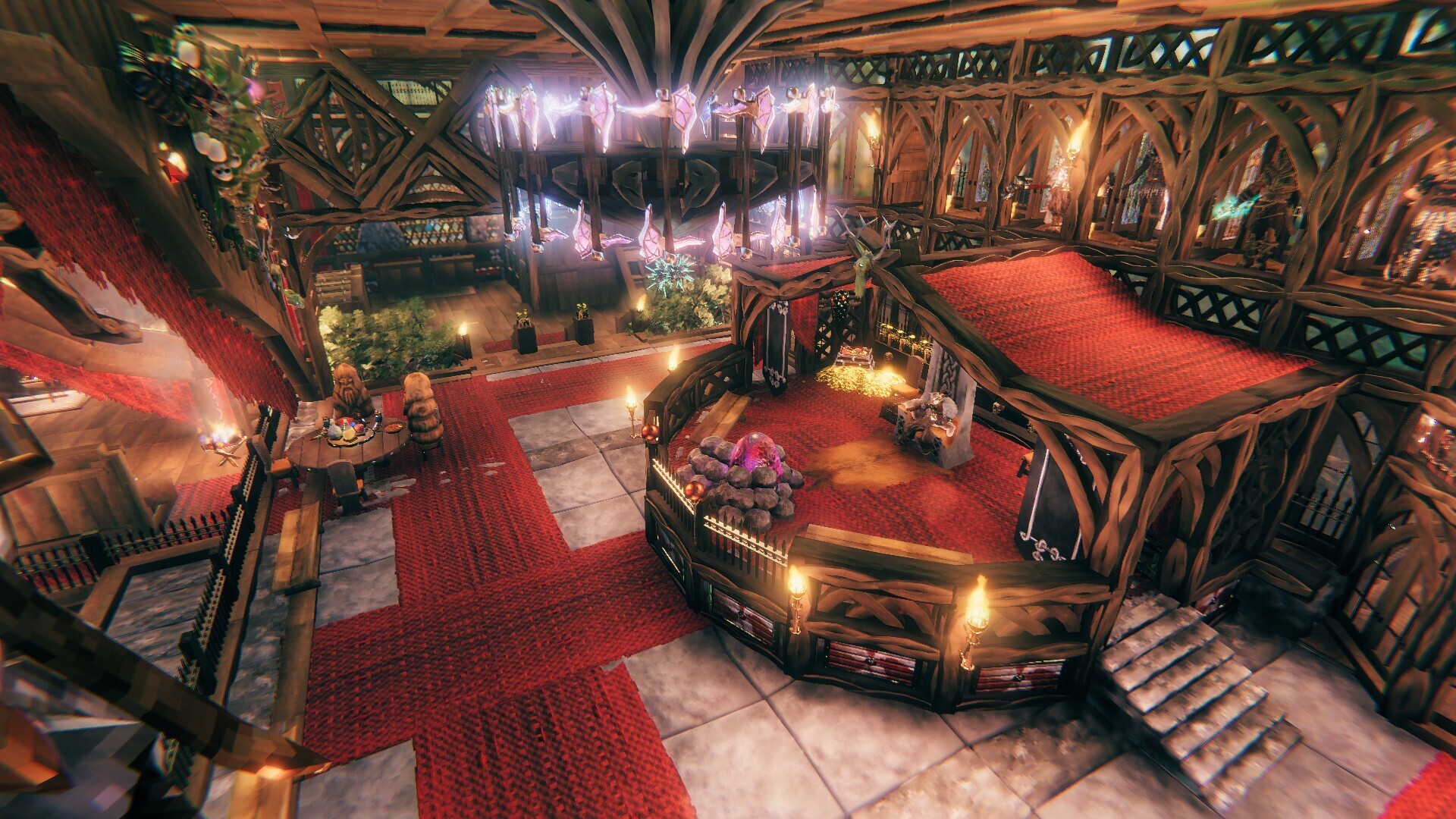 Part 3: The Mansion Interior; Vid & Pics Valheim Build