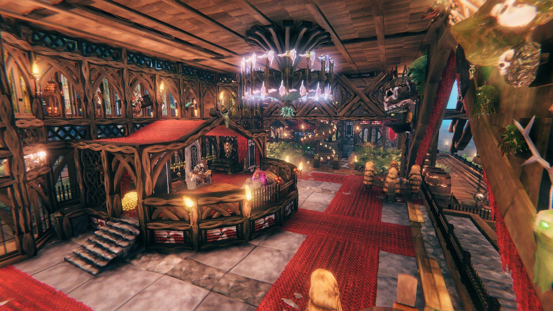 Part 3: The Mansion Interior; Vid & Pics Valheim Build